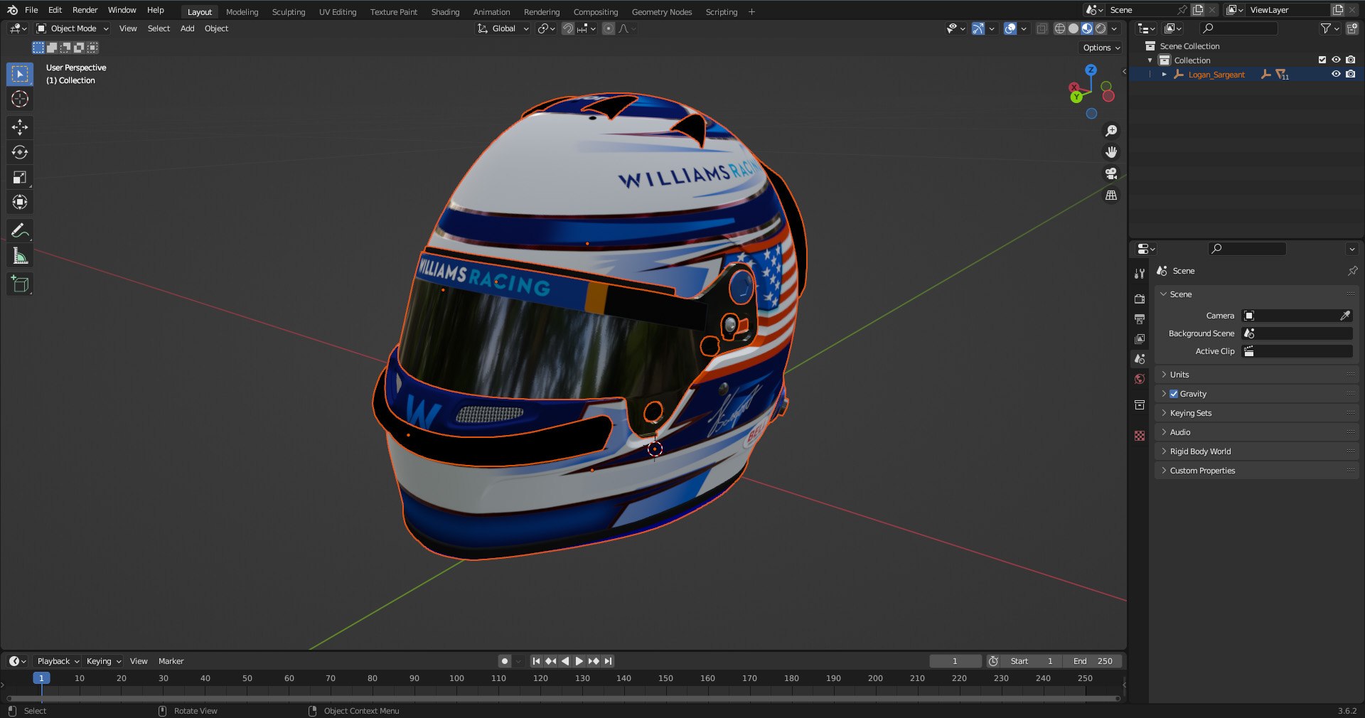 F1 Williams Helmets 2023 3D - TurboSquid 2143851