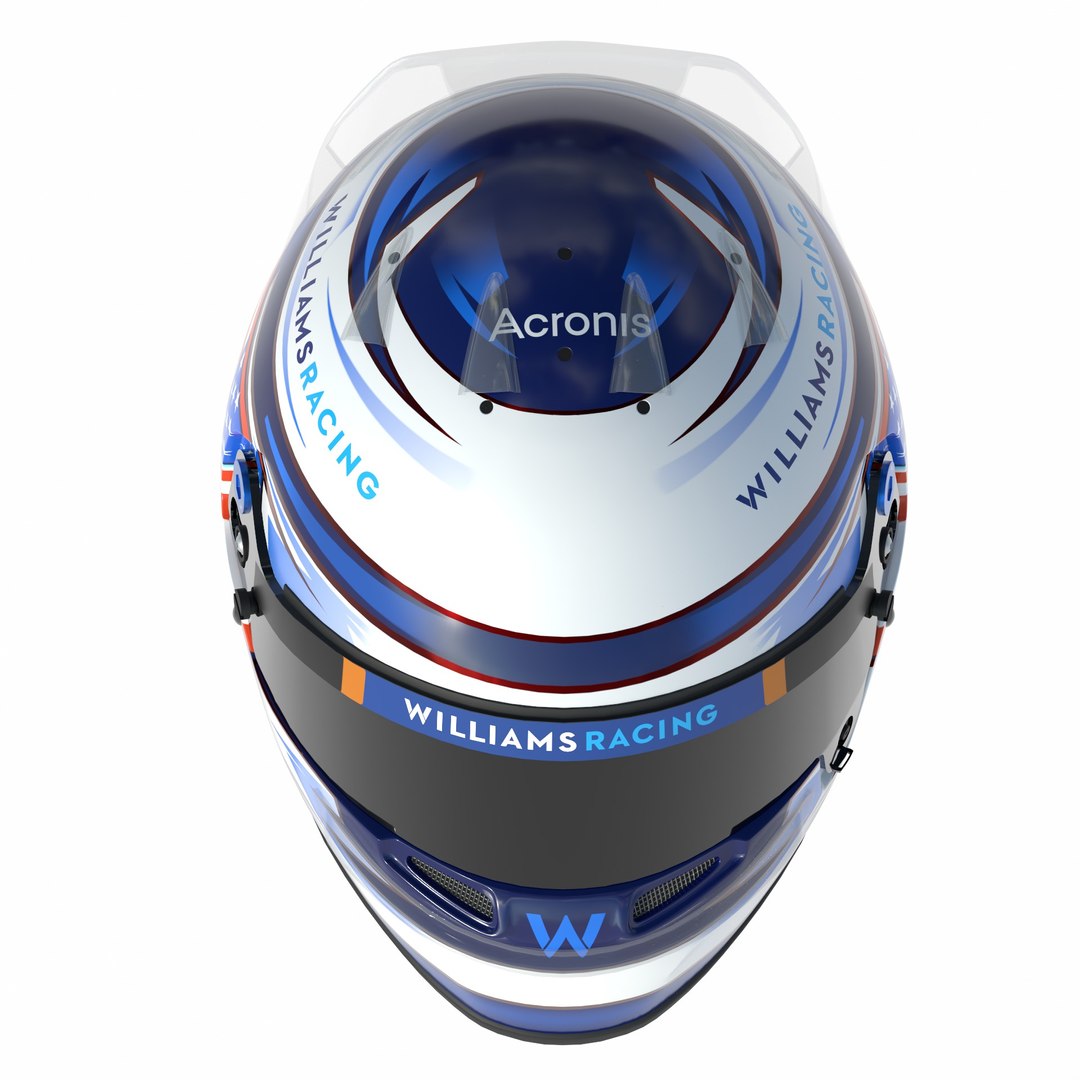 F1 Williams Helmets 2023 3D - TurboSquid 2143851