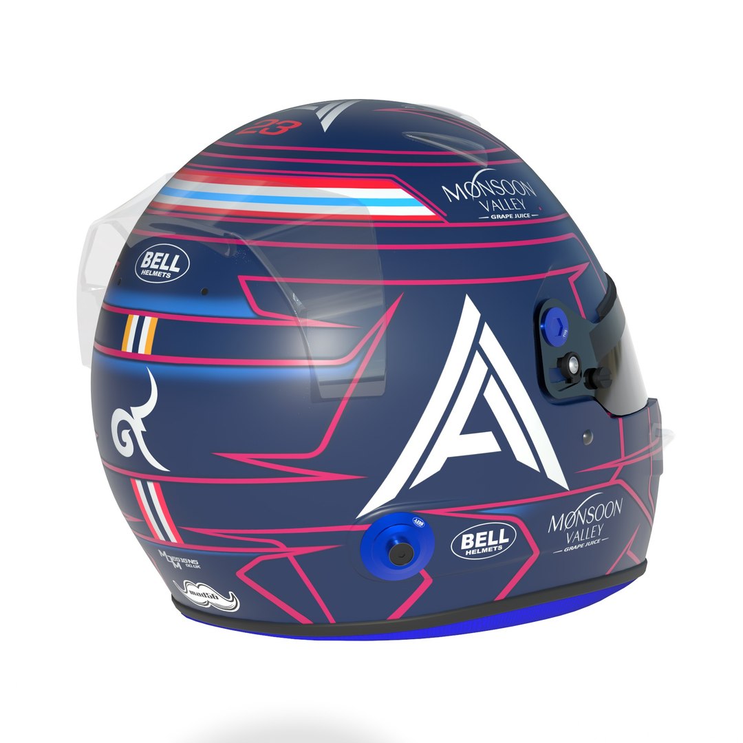 F1 Williams Helmets 2023 3D - TurboSquid 2143851