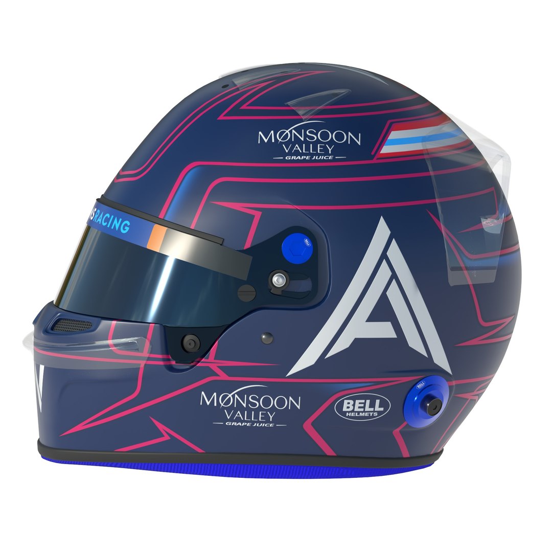 F1 Williams Helmets 2023 3D - TurboSquid 2143851