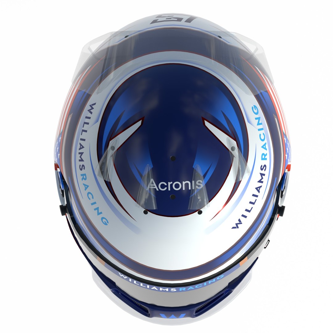 F1 Williams Helmets 2023 3D - TurboSquid 2143851