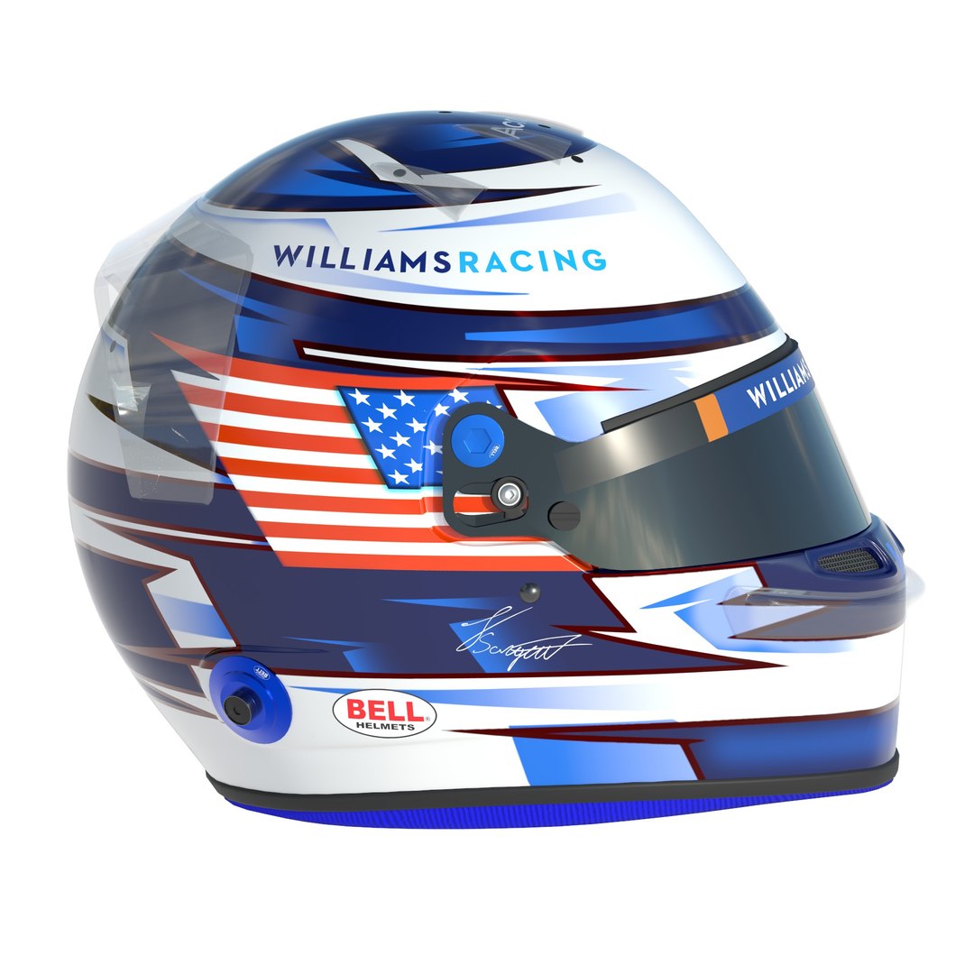 F1 Williams Helmets 2023 3D - TurboSquid 2143851