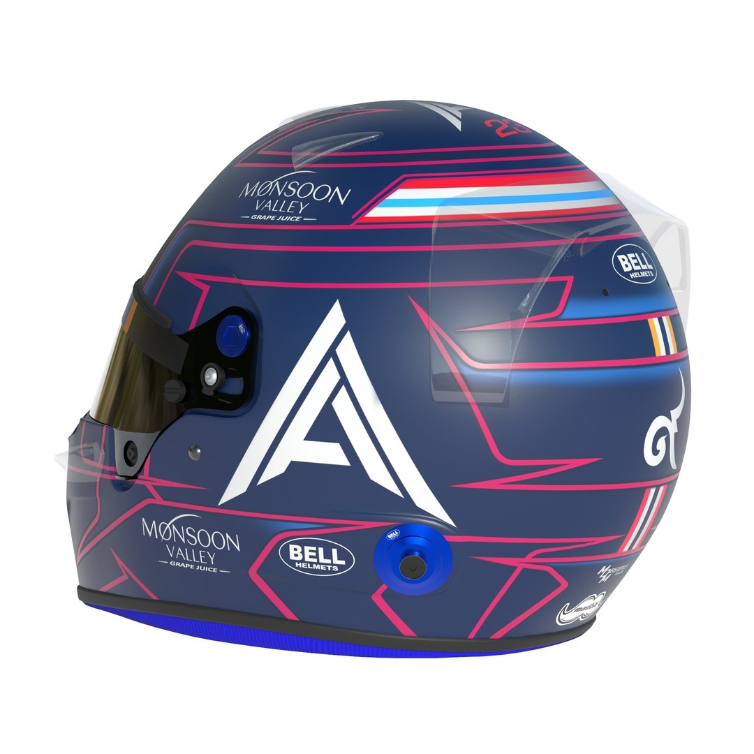 F1 Williams Helmets 2023 3D - TurboSquid 2143851