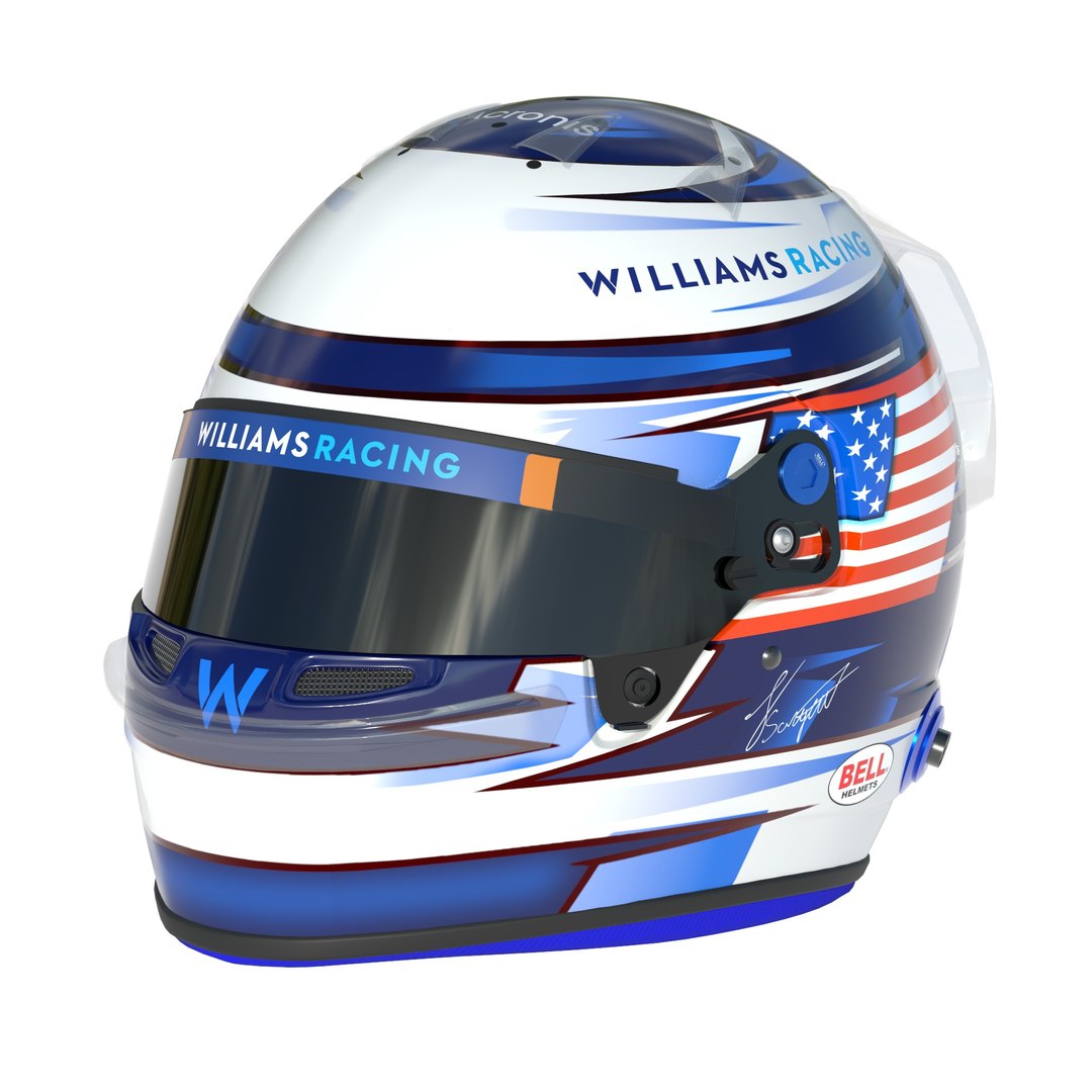F1 Williams Helmets 2023 3D - TurboSquid 2143851