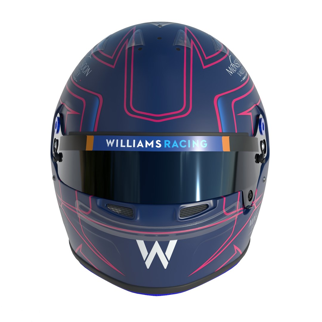 F1 Williams Helmets 2023 3D - TurboSquid 2143851