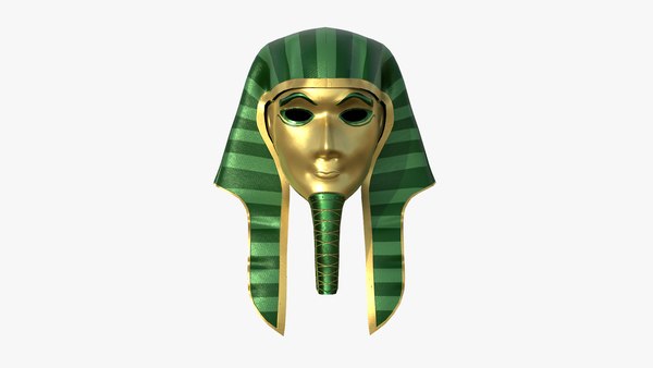 modelo 3d Máscara de Amón A08 - Ropa de personajes de dioses egipcios ...