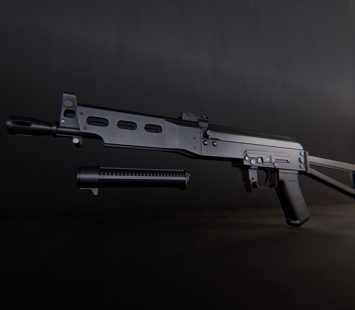 3D model PP-19 BIZON AAA Game Ready PBR Low-poly 3D model - TurboSquid ...