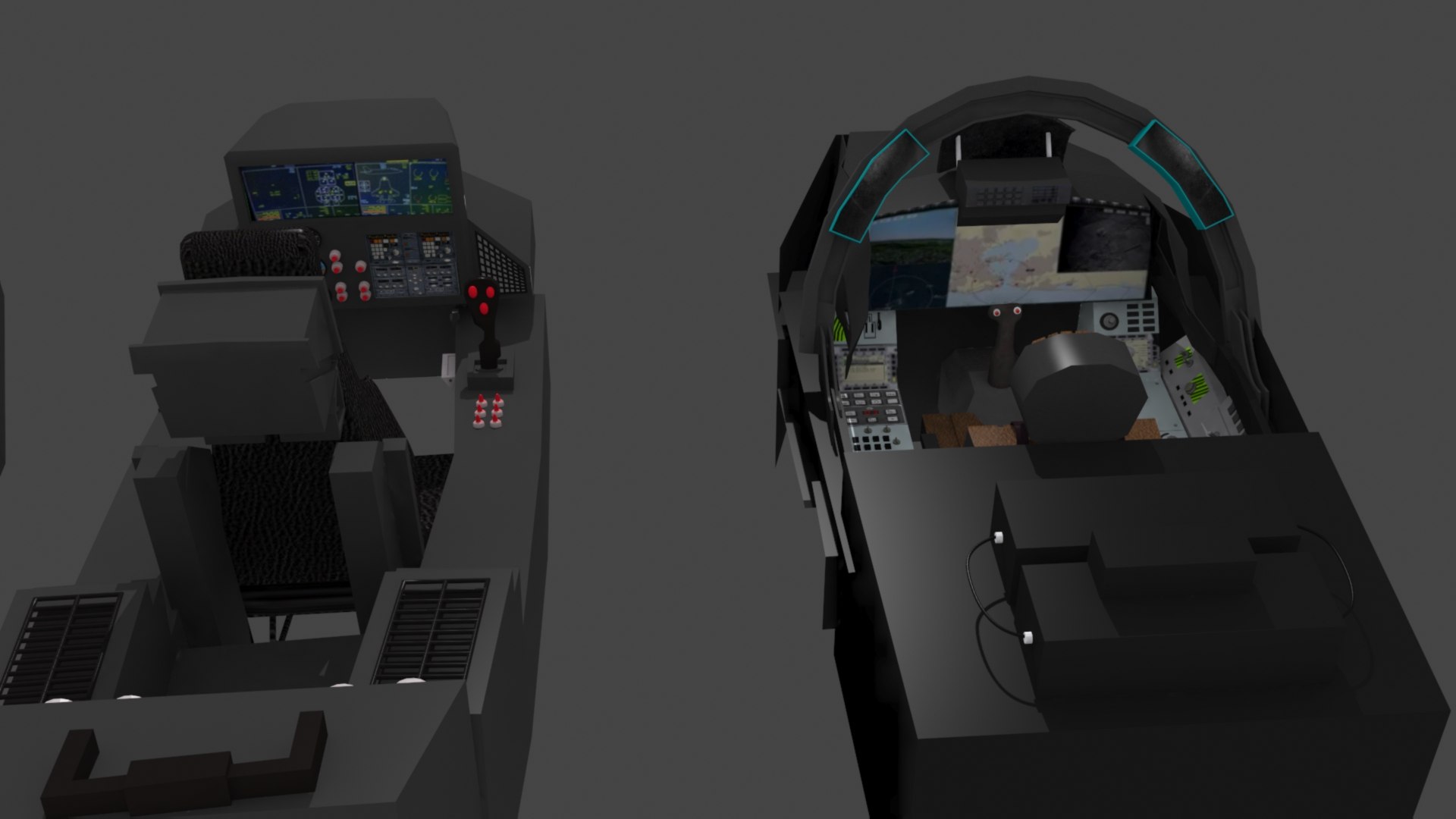 Generic Fighter Jet Cockpit Collection 3D Model - TurboSquid 1957503