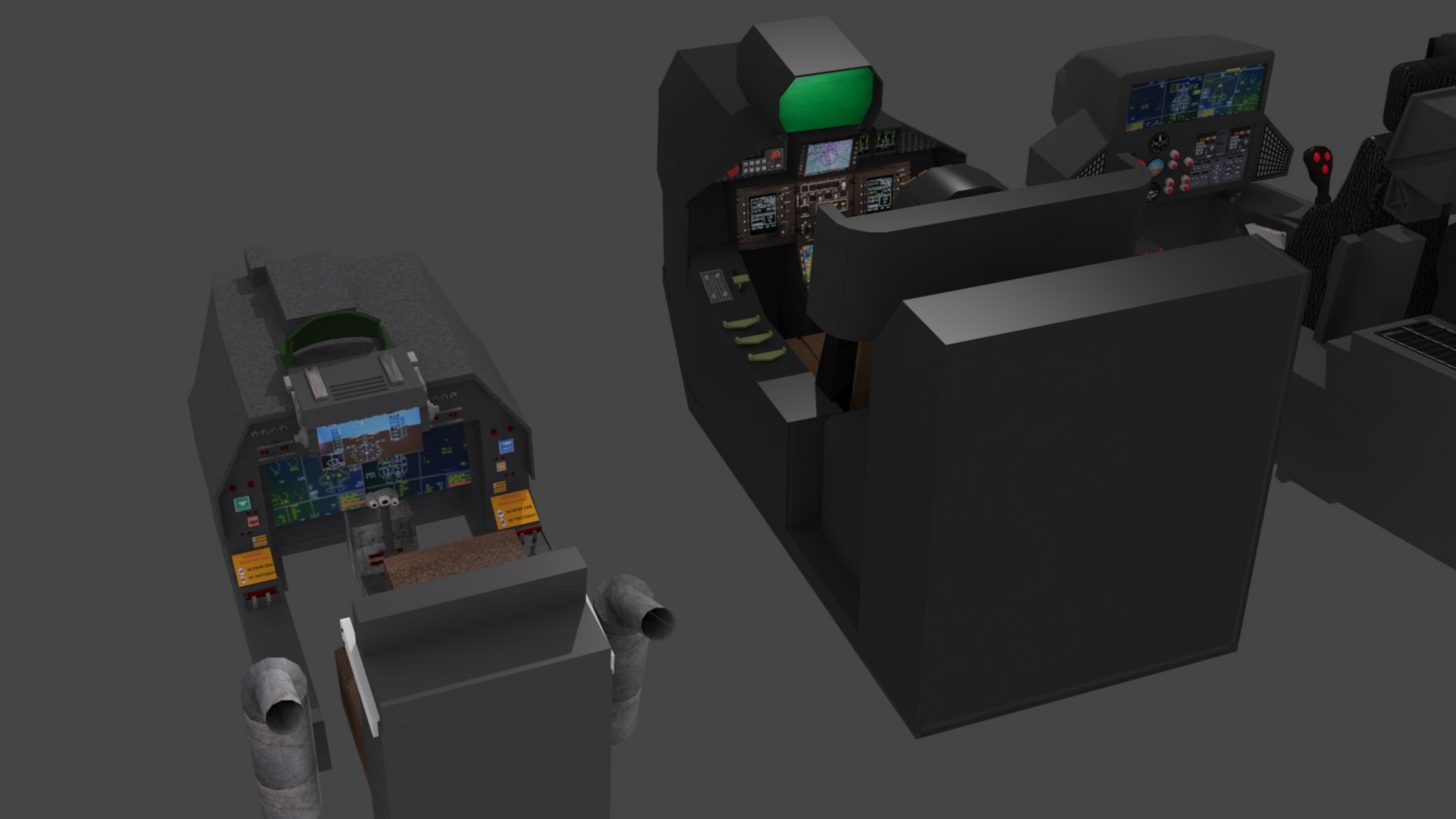 Generic Fighter Jet Cockpit Collection 3D Model - TurboSquid 1957503