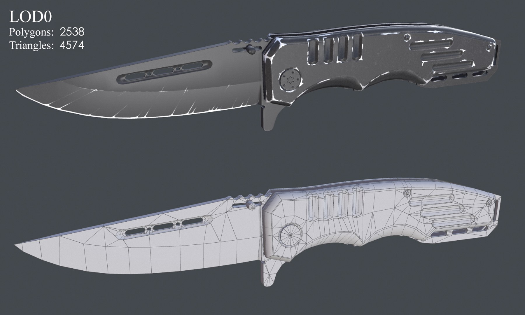 Pocket Knife 3D Model - TurboSquid 1382310