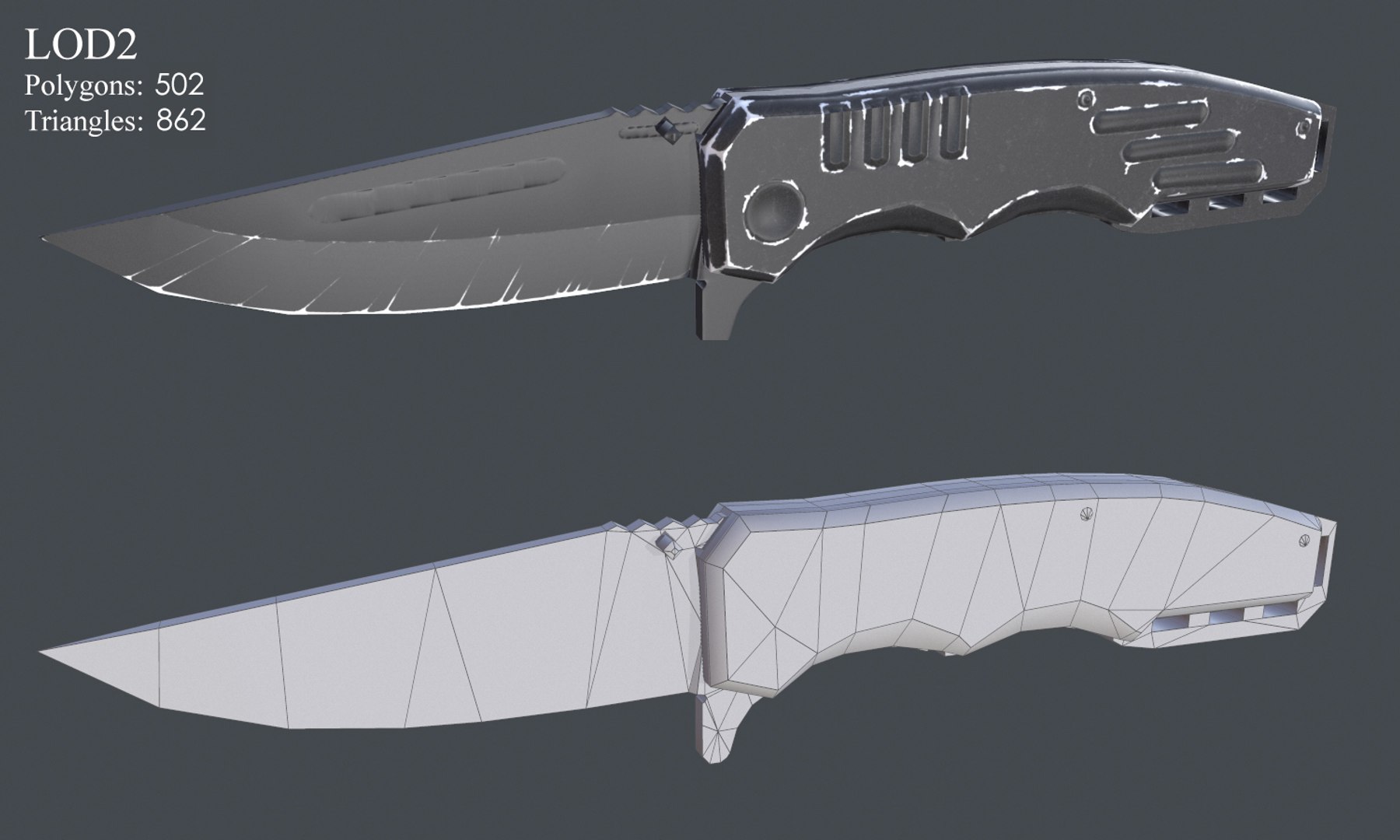 Pocket Knife 3D Model - TurboSquid 1382310