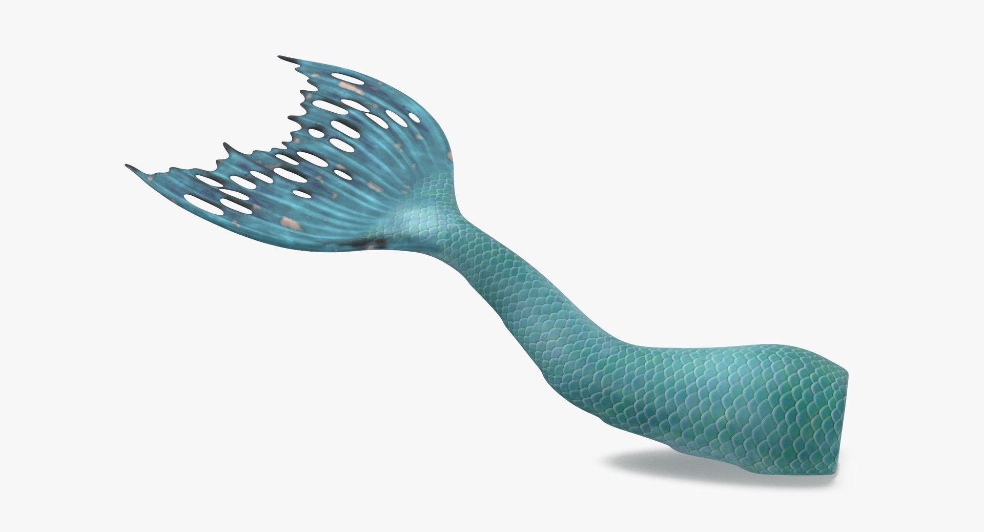 Mermaid tail 02 swimming 3D model - TurboSquid 1239616