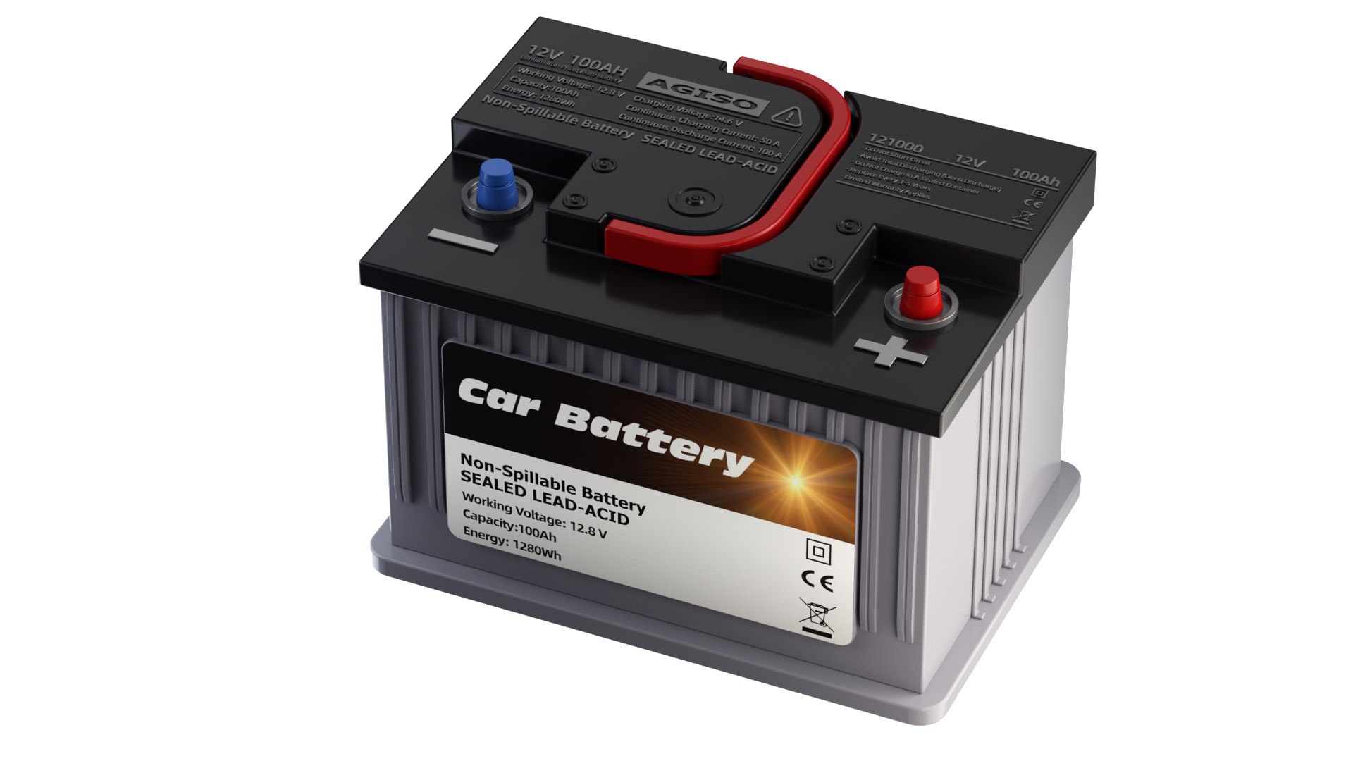 Car Battery Lead Acid Batteries 3D Model Octane Render 3D Model ...