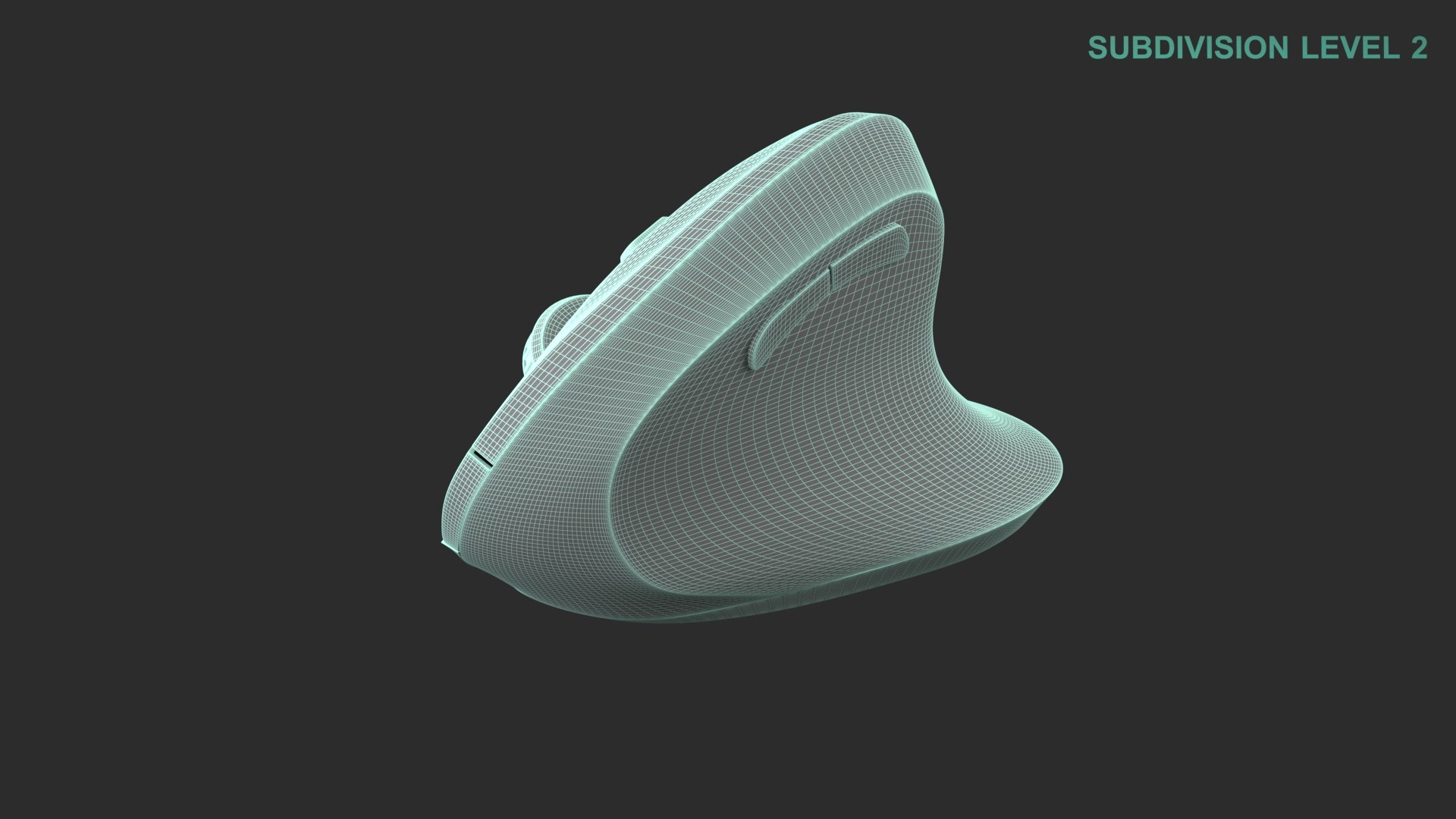 PC Ergonomic Mouse 3D Model - TurboSquid 2068779