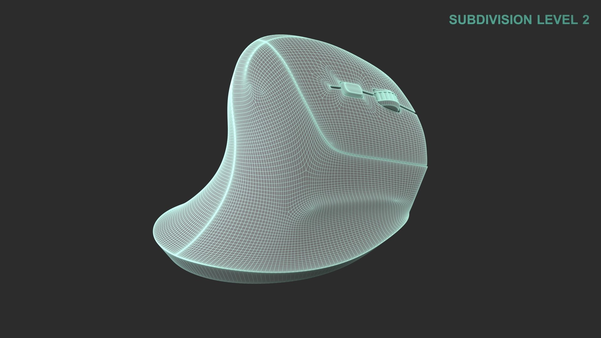 PC Ergonomic Mouse 3D Model - TurboSquid 2068779