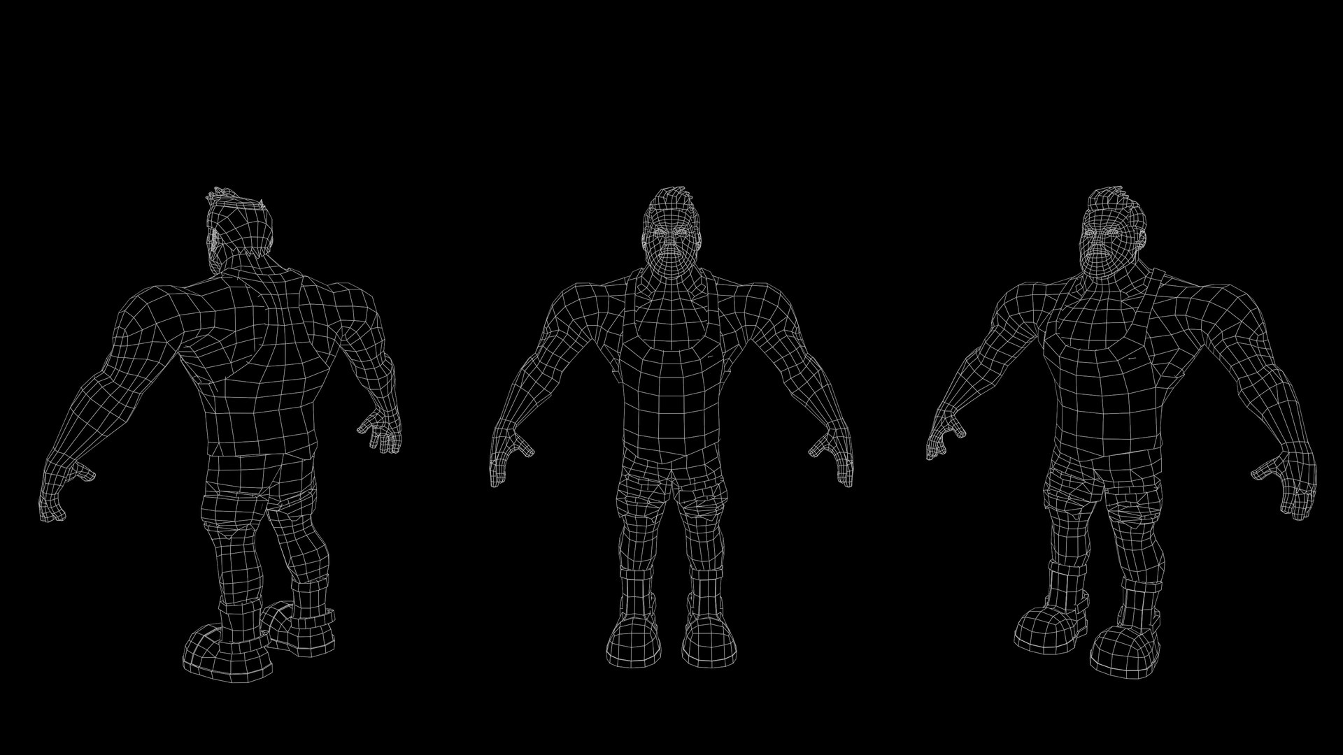 3D Stylized Muscular Man - TurboSquid 2003166