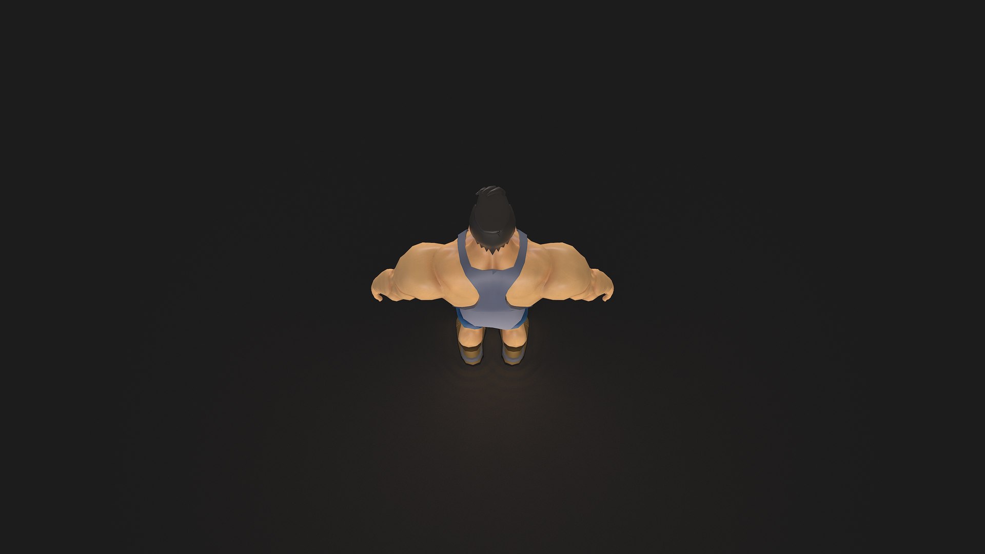 3D Stylized Muscular Man - TurboSquid 2003166