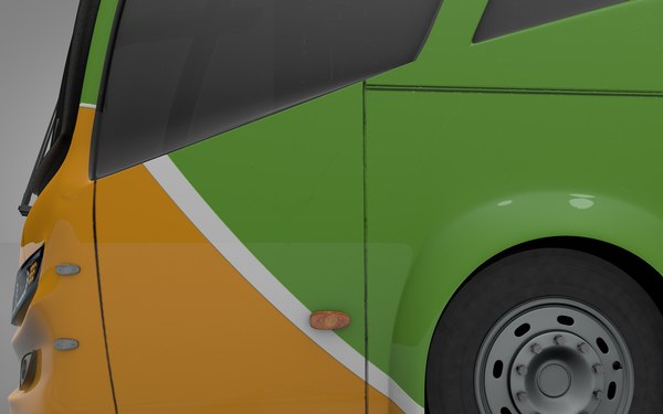 Shuttle bus flixbus model - TurboSquid 1685018