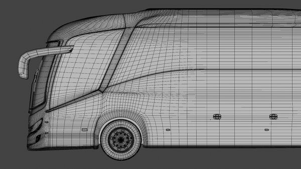 Shuttle bus flixbus model - TurboSquid 1685018