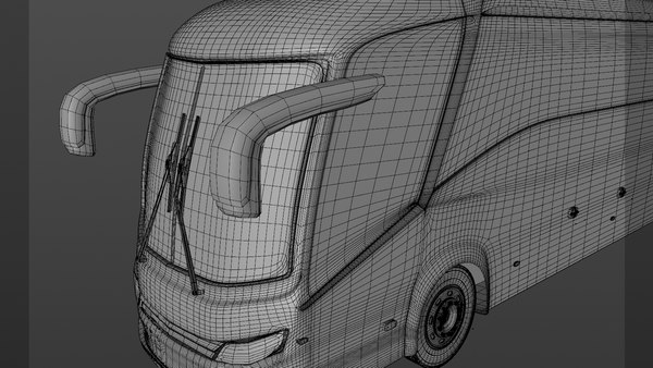 Shuttle bus flixbus model - TurboSquid 1685018
