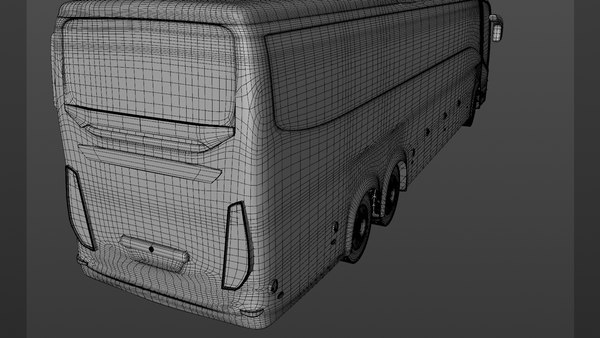 Shuttle bus flixbus model - TurboSquid 1685018