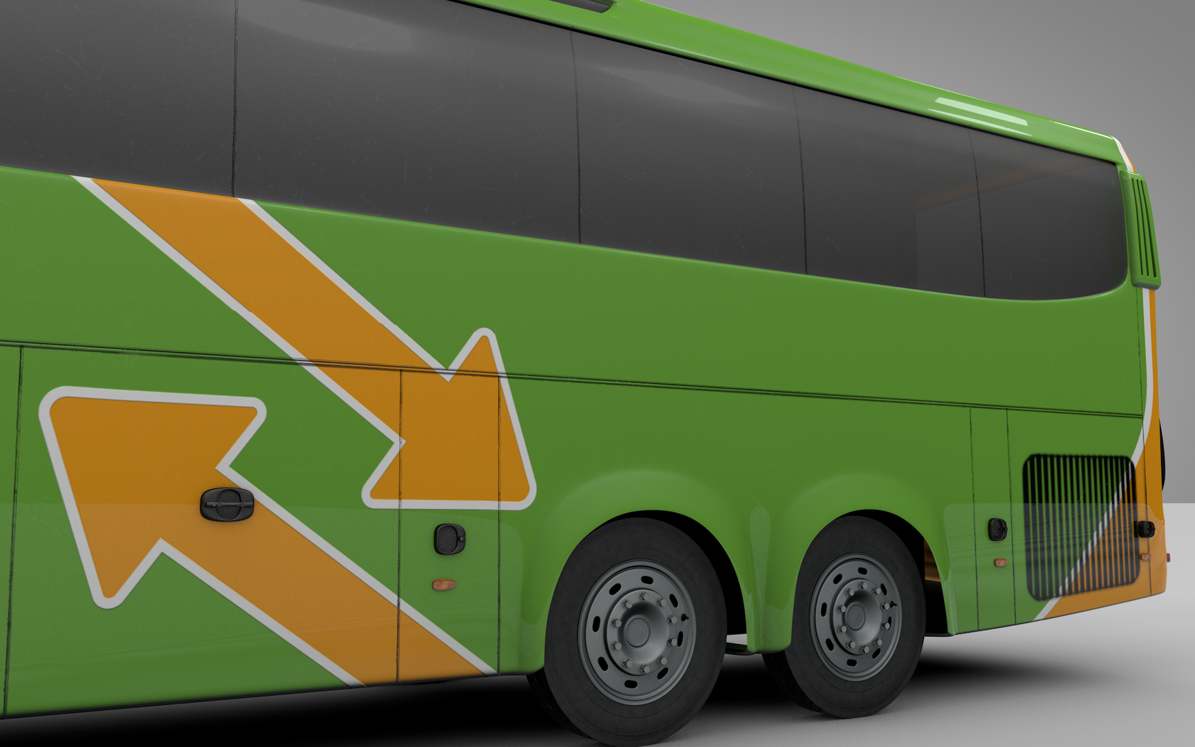 Shuttle bus flixbus model - TurboSquid 1685018