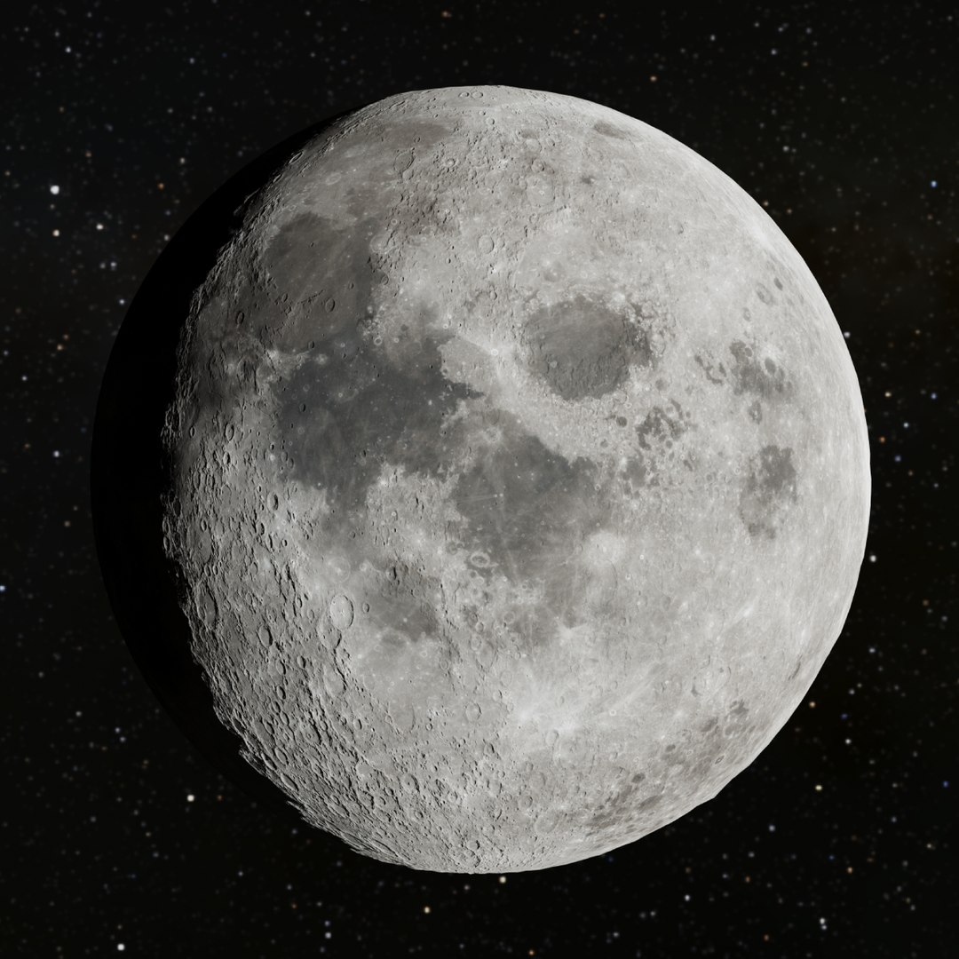 Moon 3D Model 3ds Max 3D Model - TurboSquid 2314571