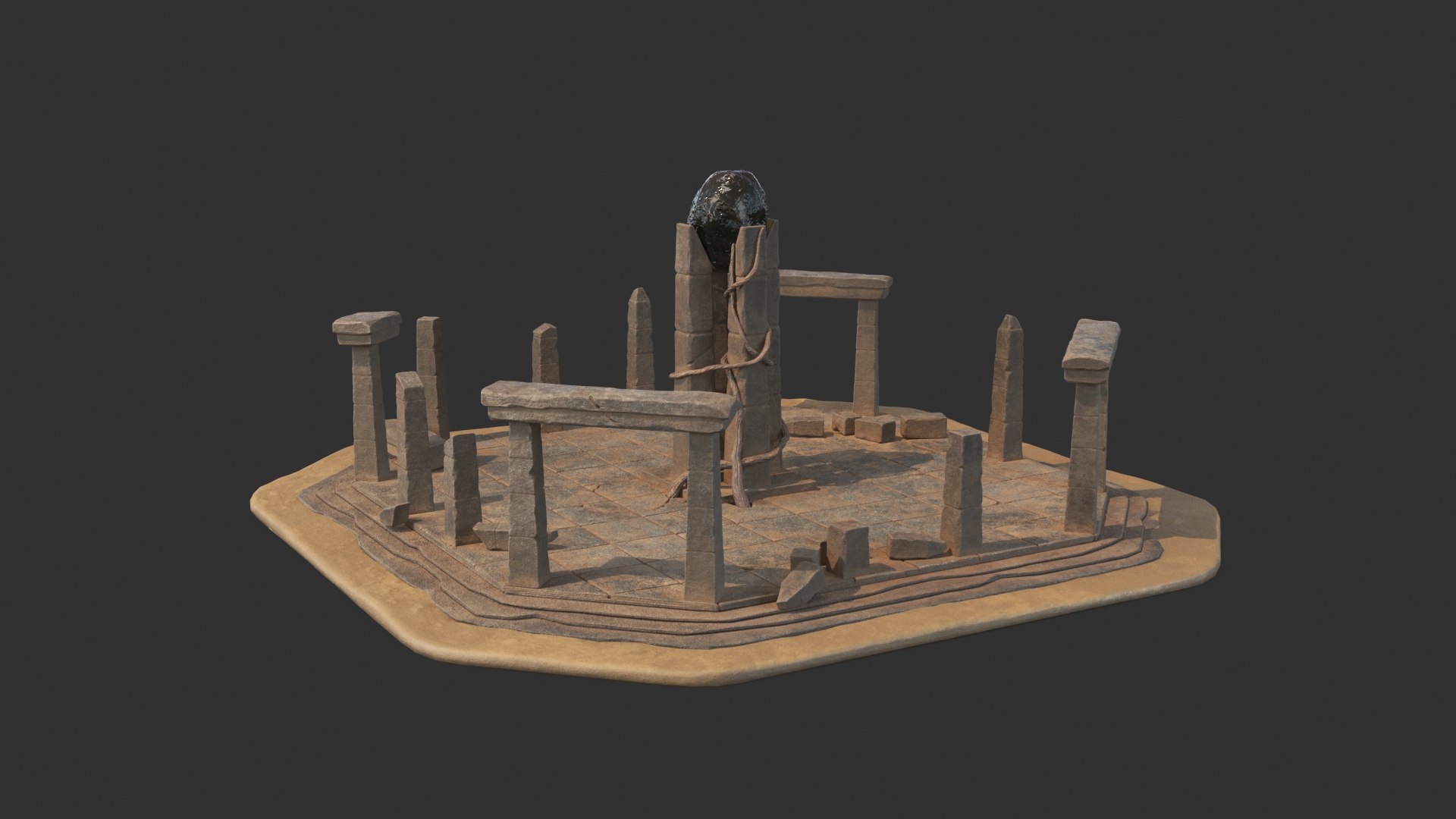 Temple 3D Model - TurboSquid 2028724