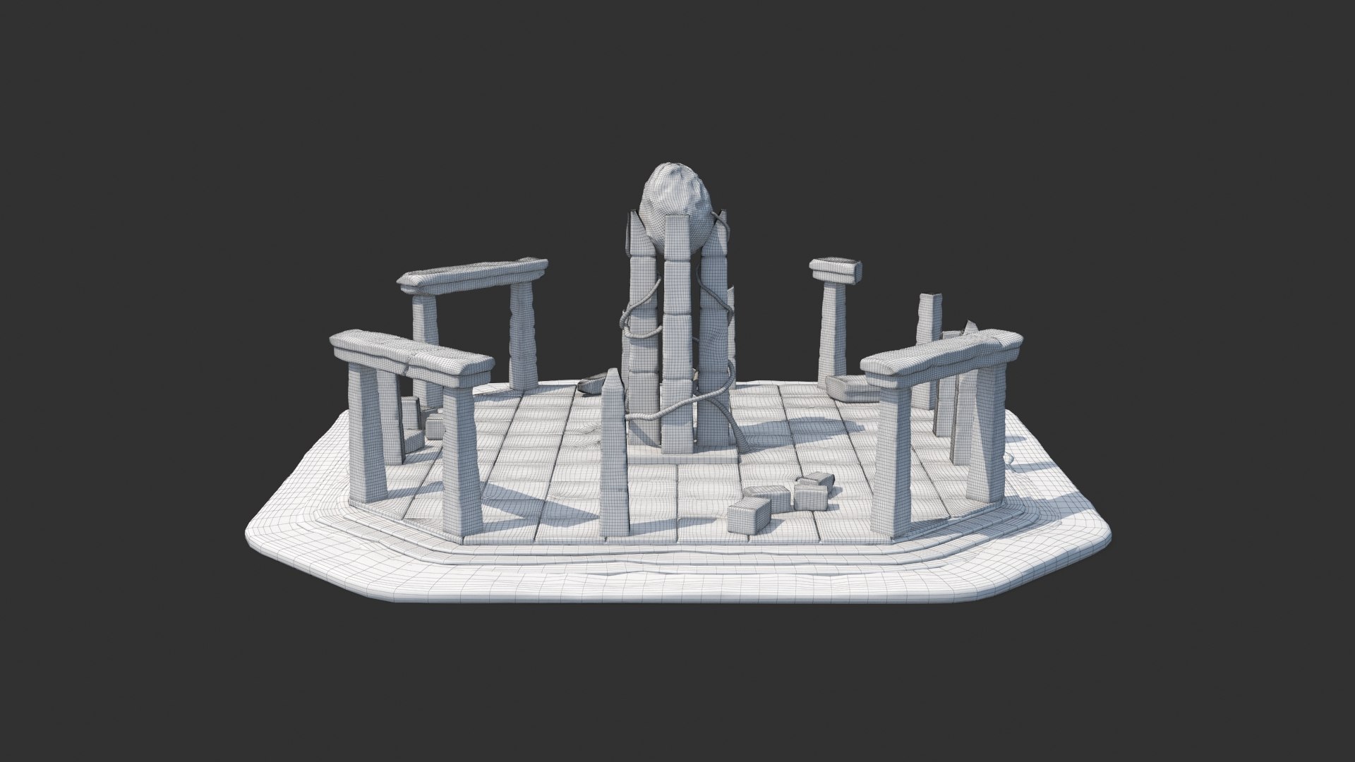 Temple 3D Model - TurboSquid 2028724