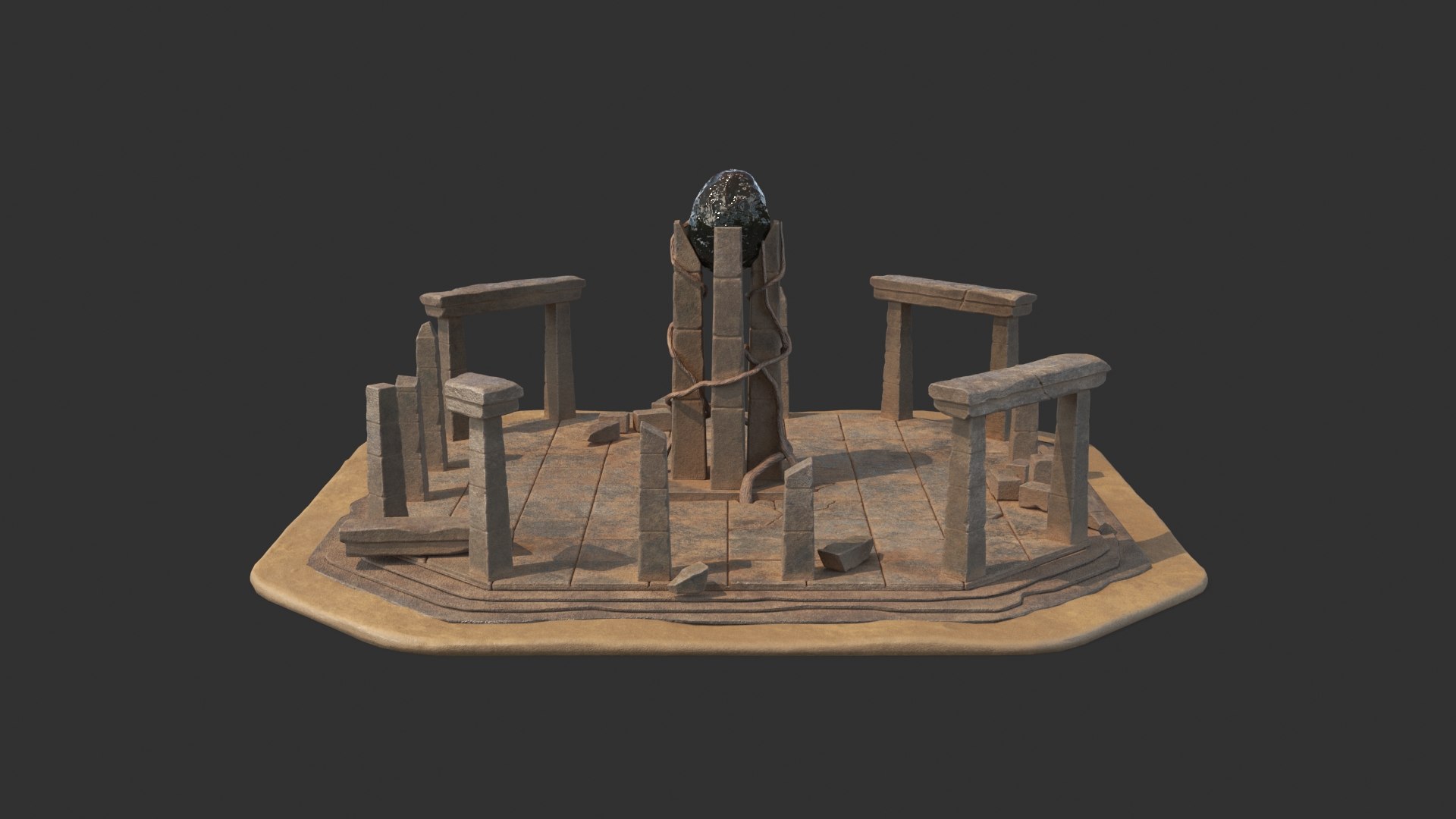 Temple 3D Model - TurboSquid 2028724