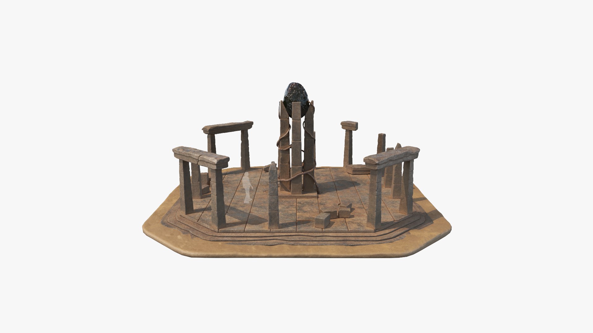 Temple 3D Model - TurboSquid 2028724