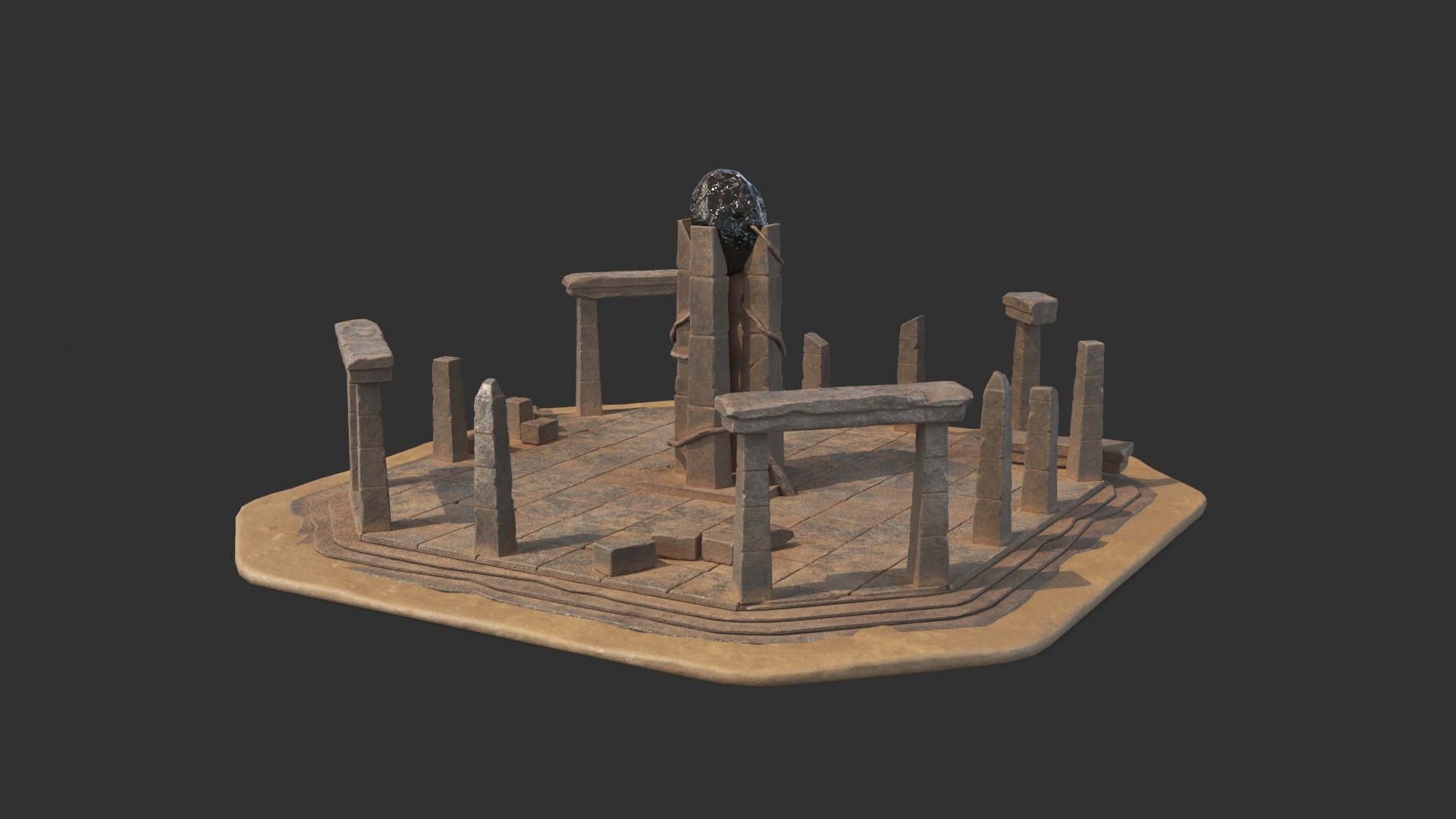 Temple 3D Model - TurboSquid 2028724