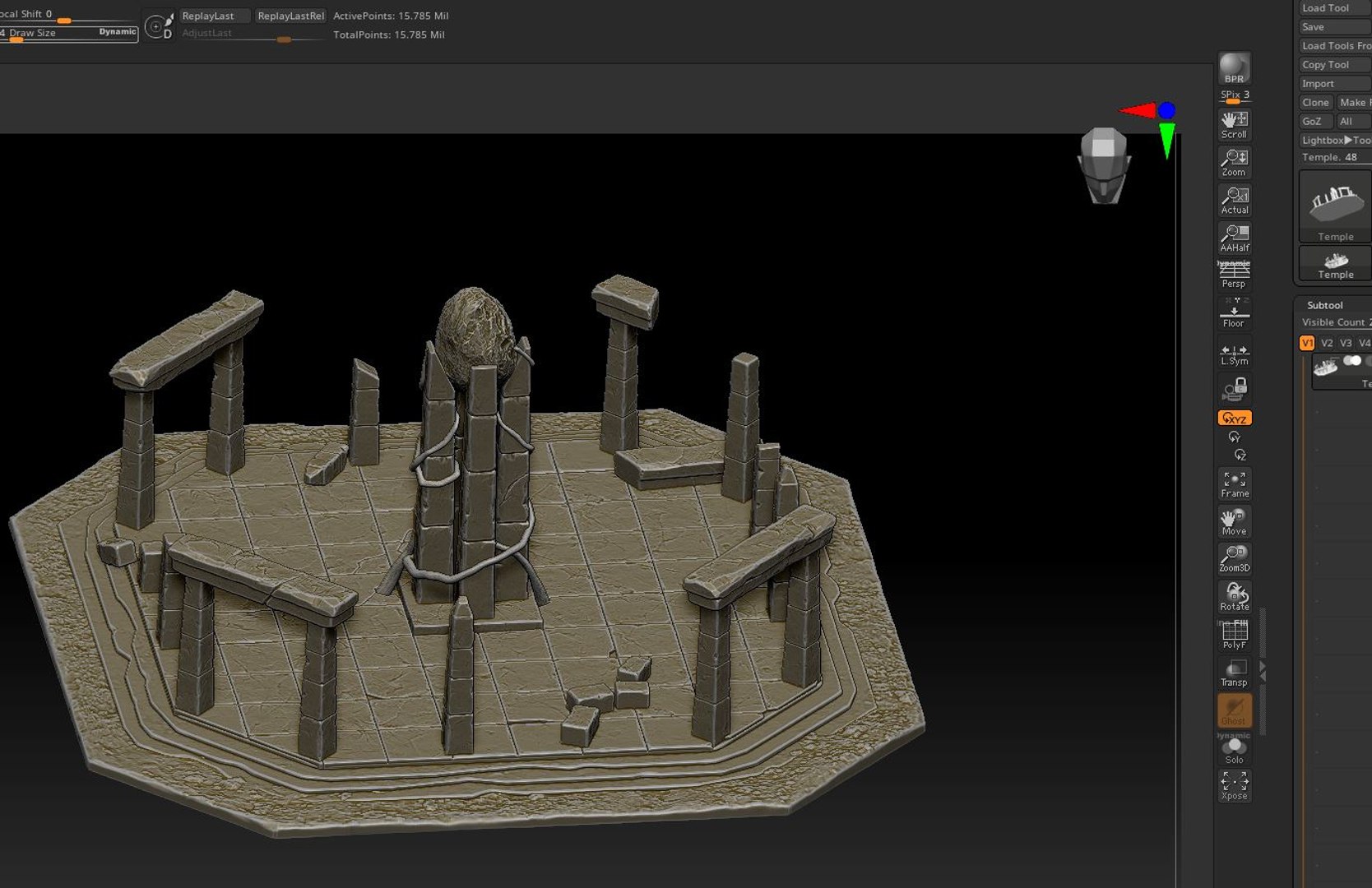 Temple 3D Model - TurboSquid 2028724