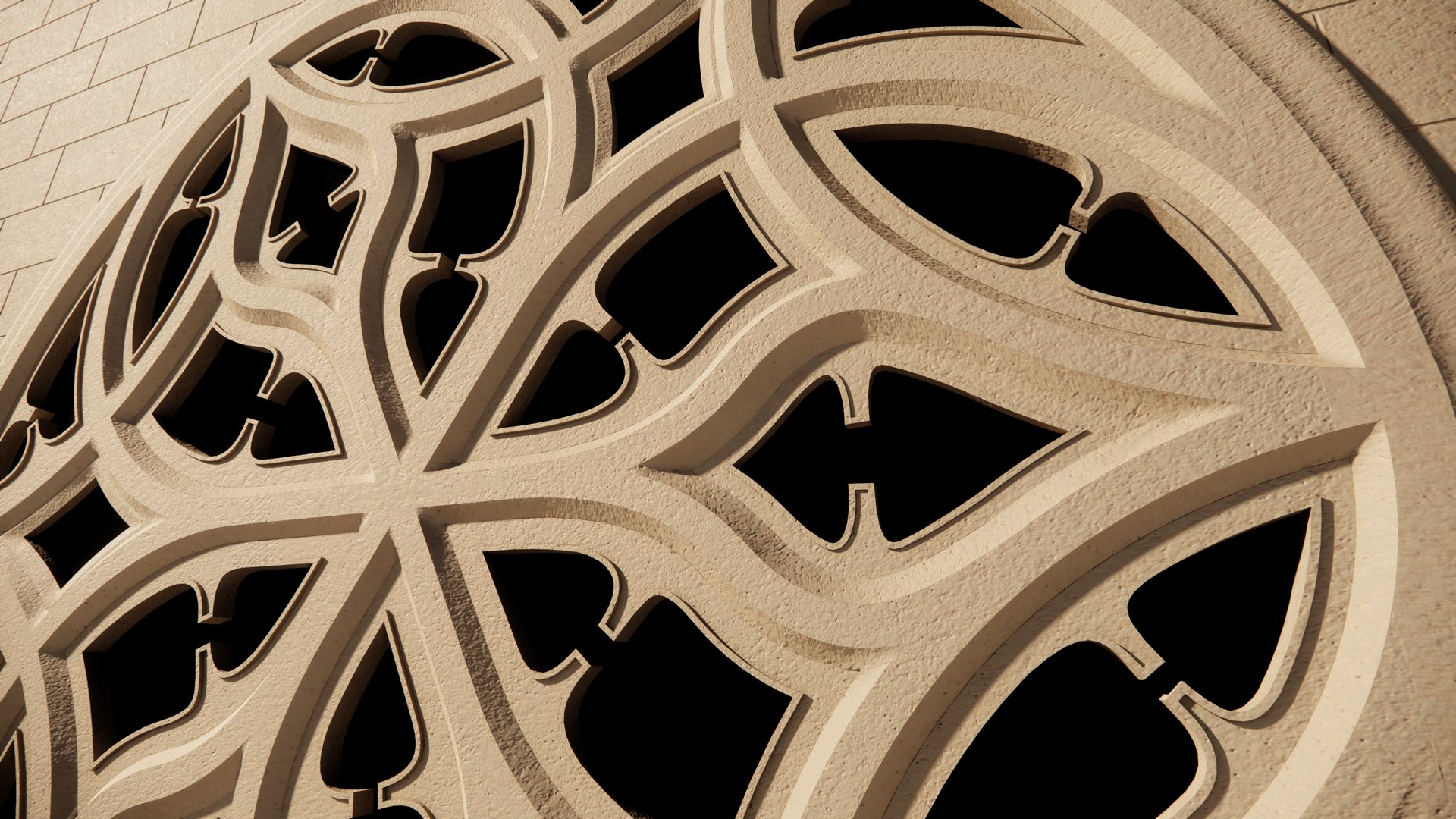 3D Model Rose Window - TurboSquid 2108673