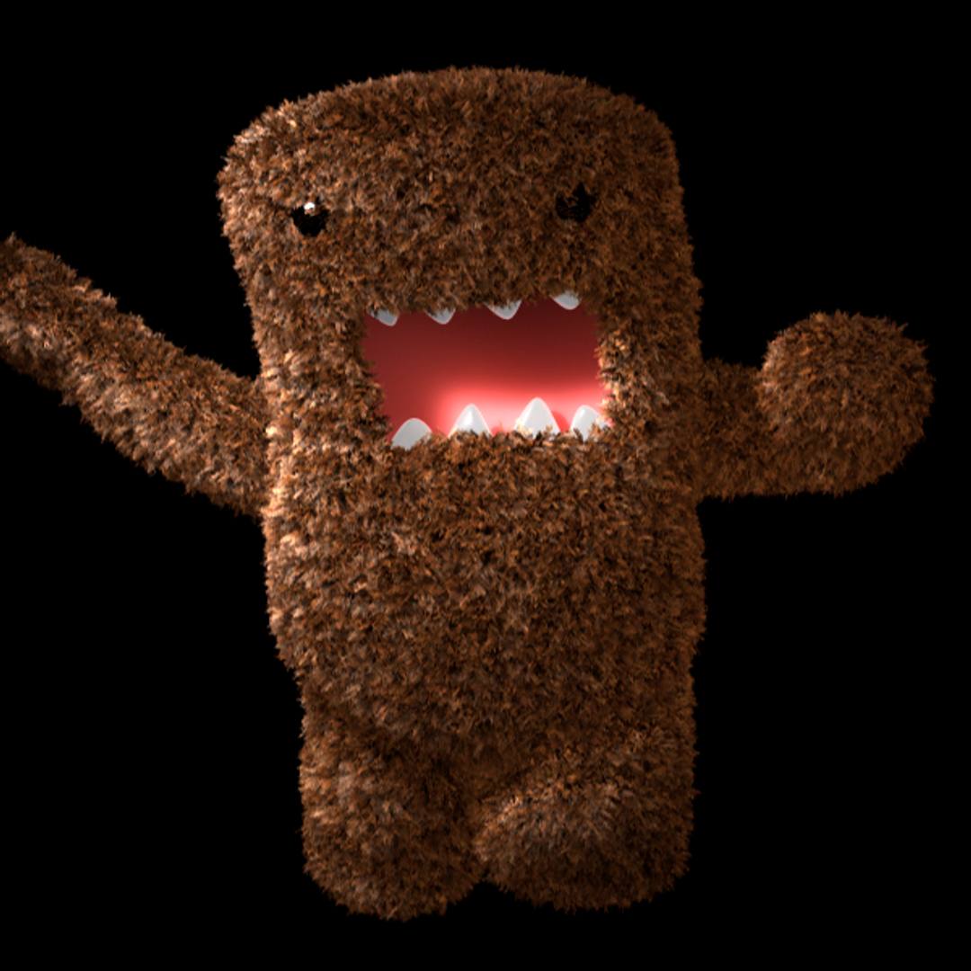 domo-kun cute monster lwo free