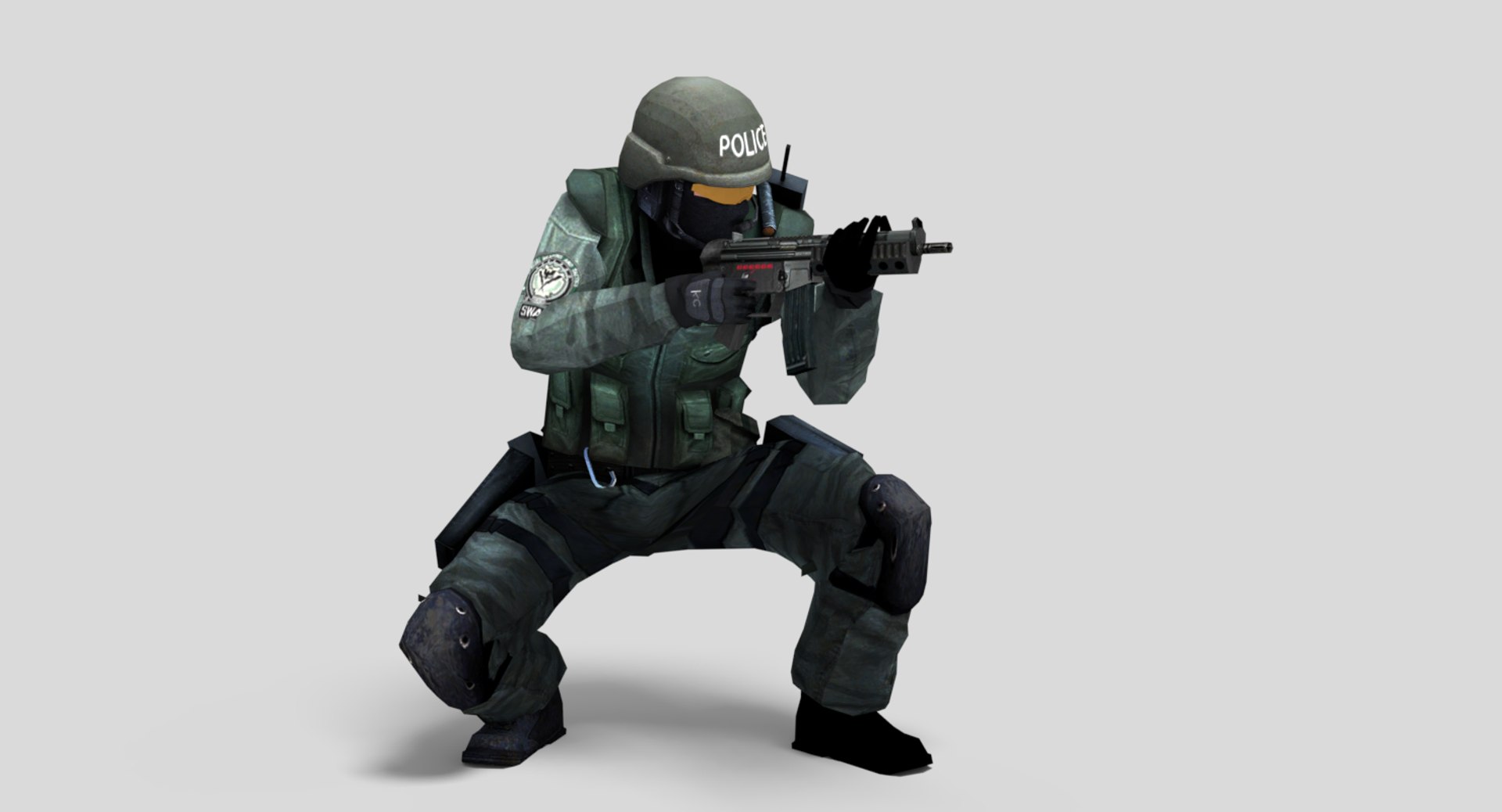 3D Swat Gun Rifle - TurboSquid 1296038