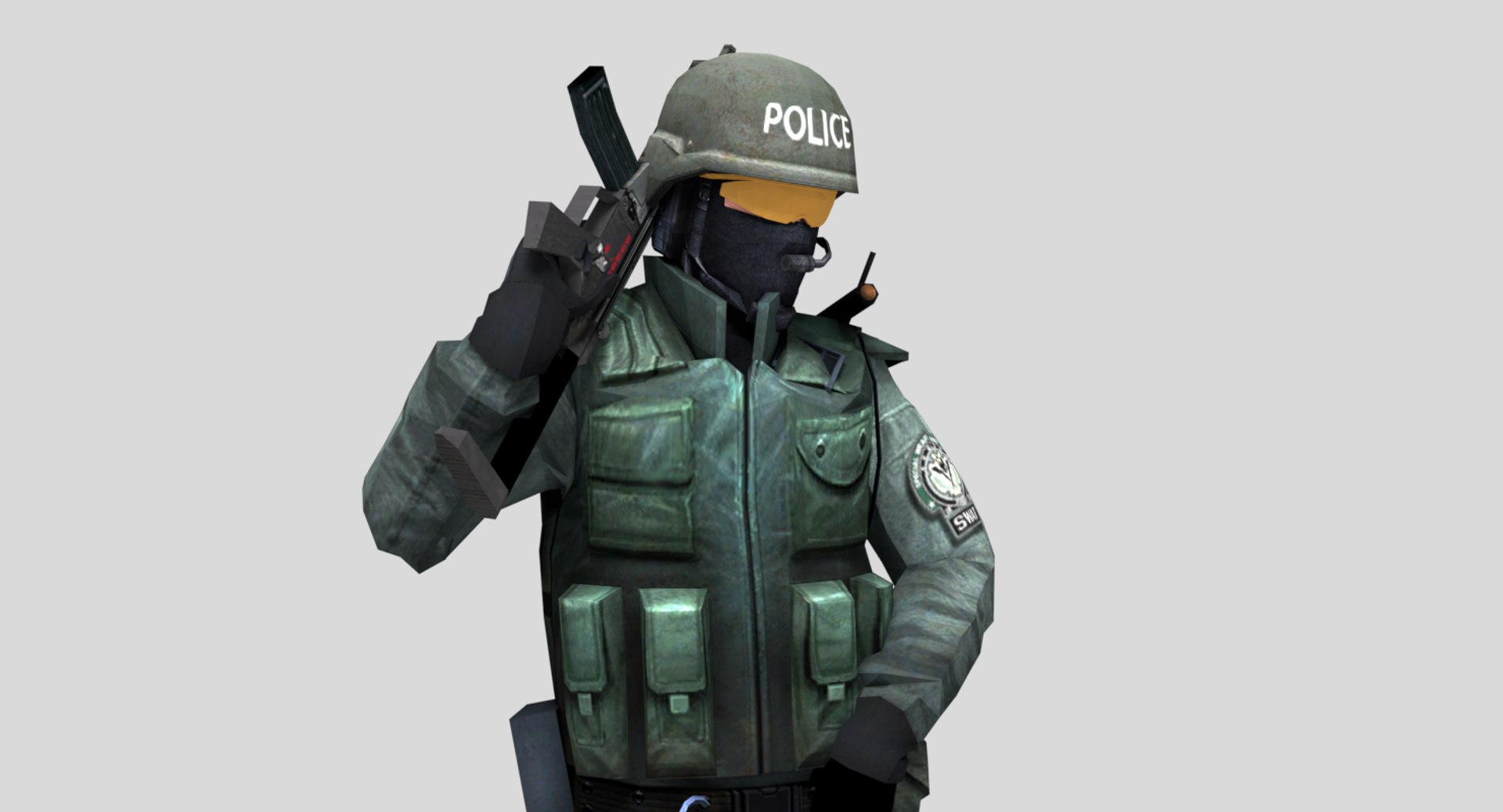 3D Swat Gun Rifle - TurboSquid 1296038