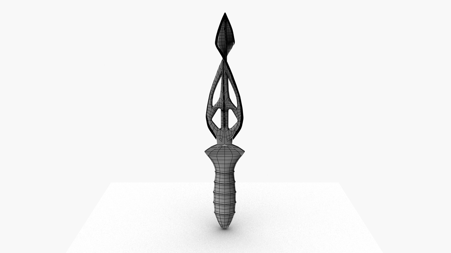 Twisted Dagger Knife 3D Model - TurboSquid 2044098