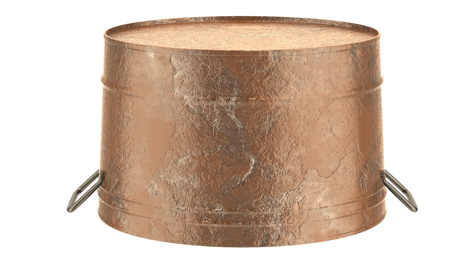 Steel Round Tub Rusty 3D model - TurboSquid 1778830