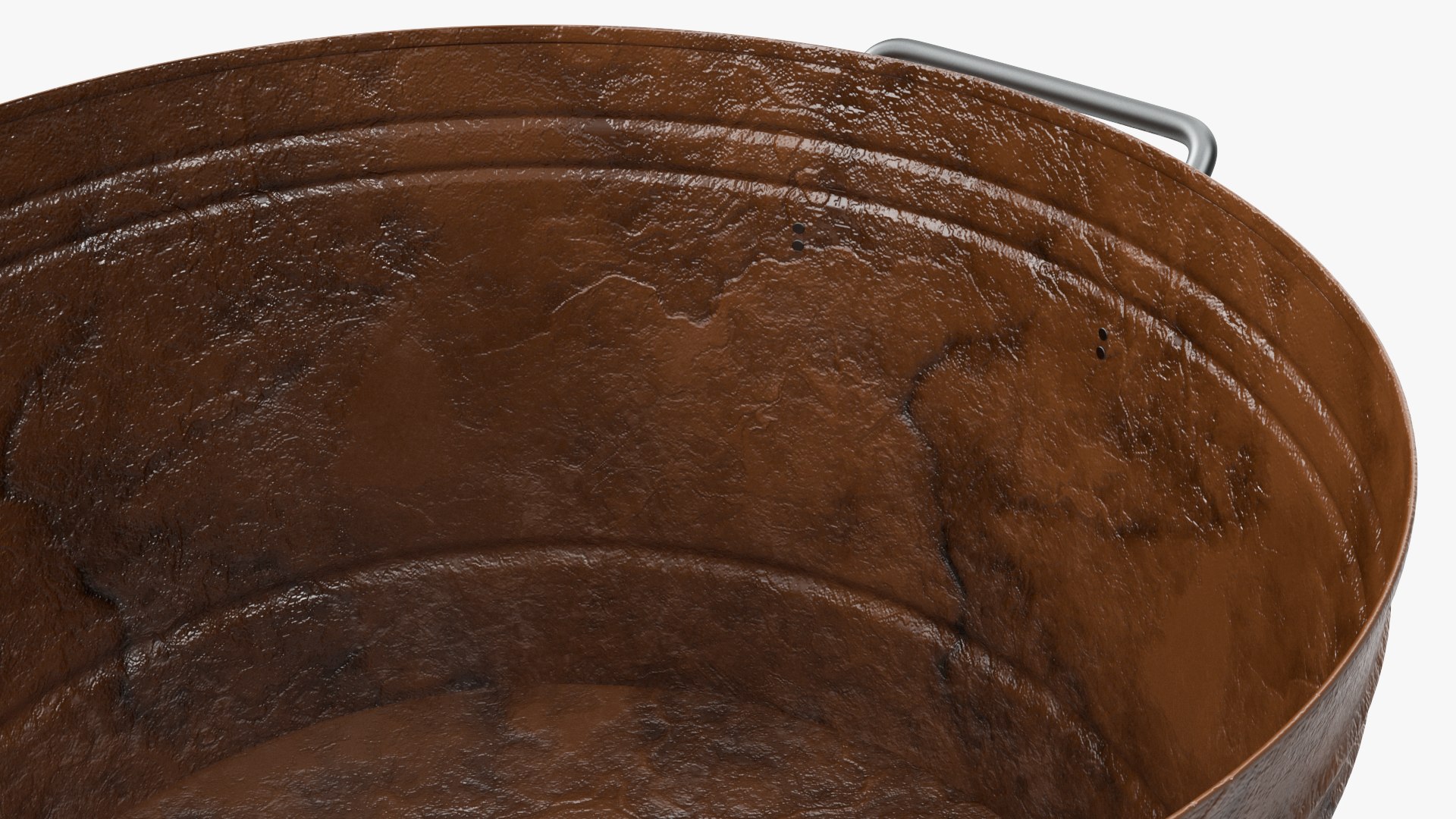 Steel Round Tub Rusty 3D model - TurboSquid 1778830