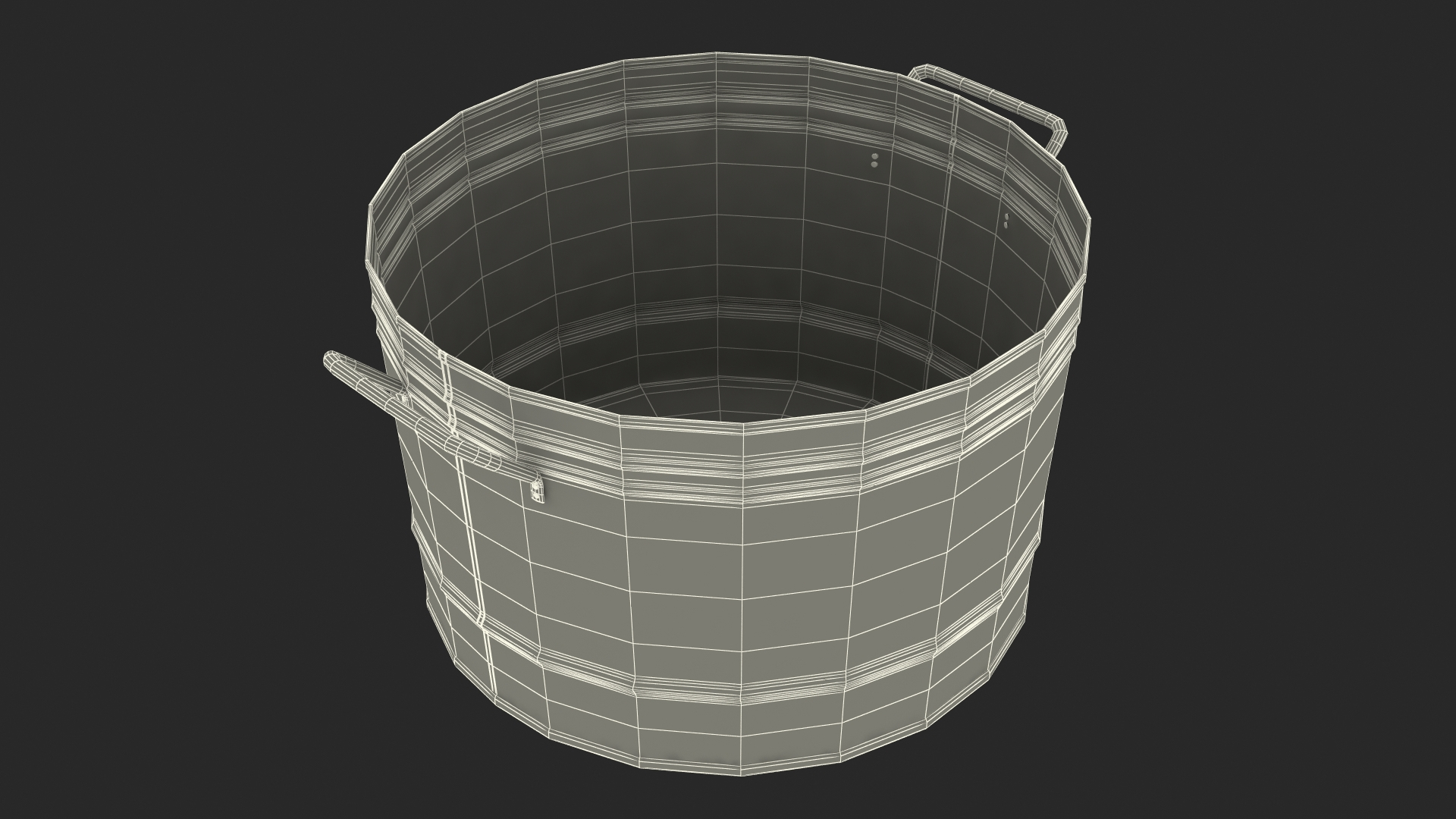 Steel Round Tub Rusty 3D model - TurboSquid 1778830