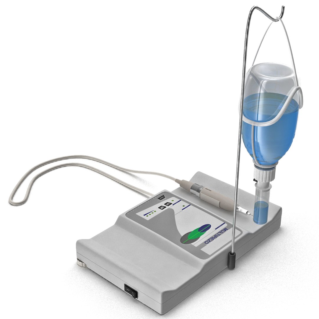 3d Model Ultrasonic Scaler Set