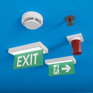 Exit Sign 3ds Max Models for Download | TurboSquid