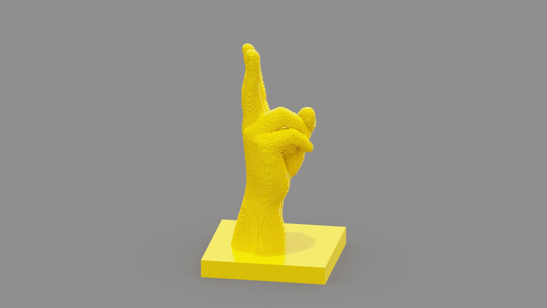 Sculpture Hand Victory 3D Model - TurboSquid 1931922