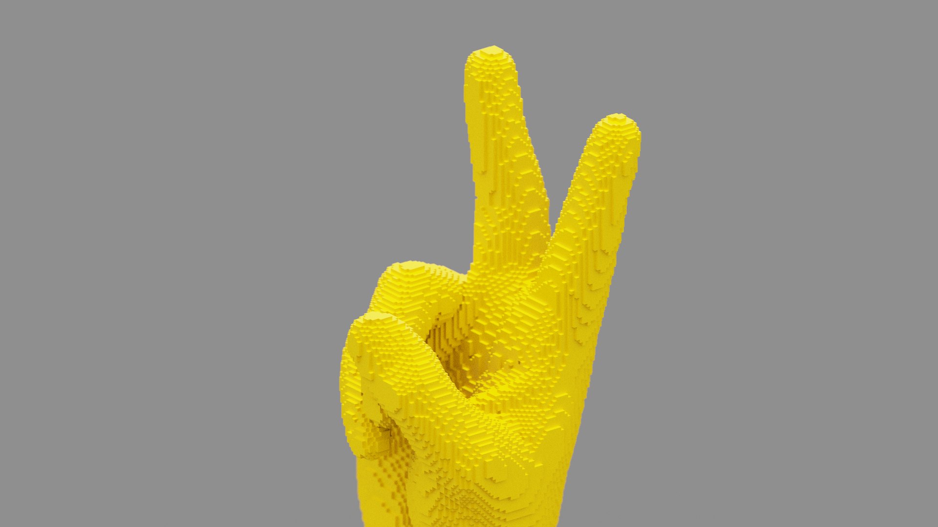 Sculpture Hand Victory 3D Model - TurboSquid 1931922