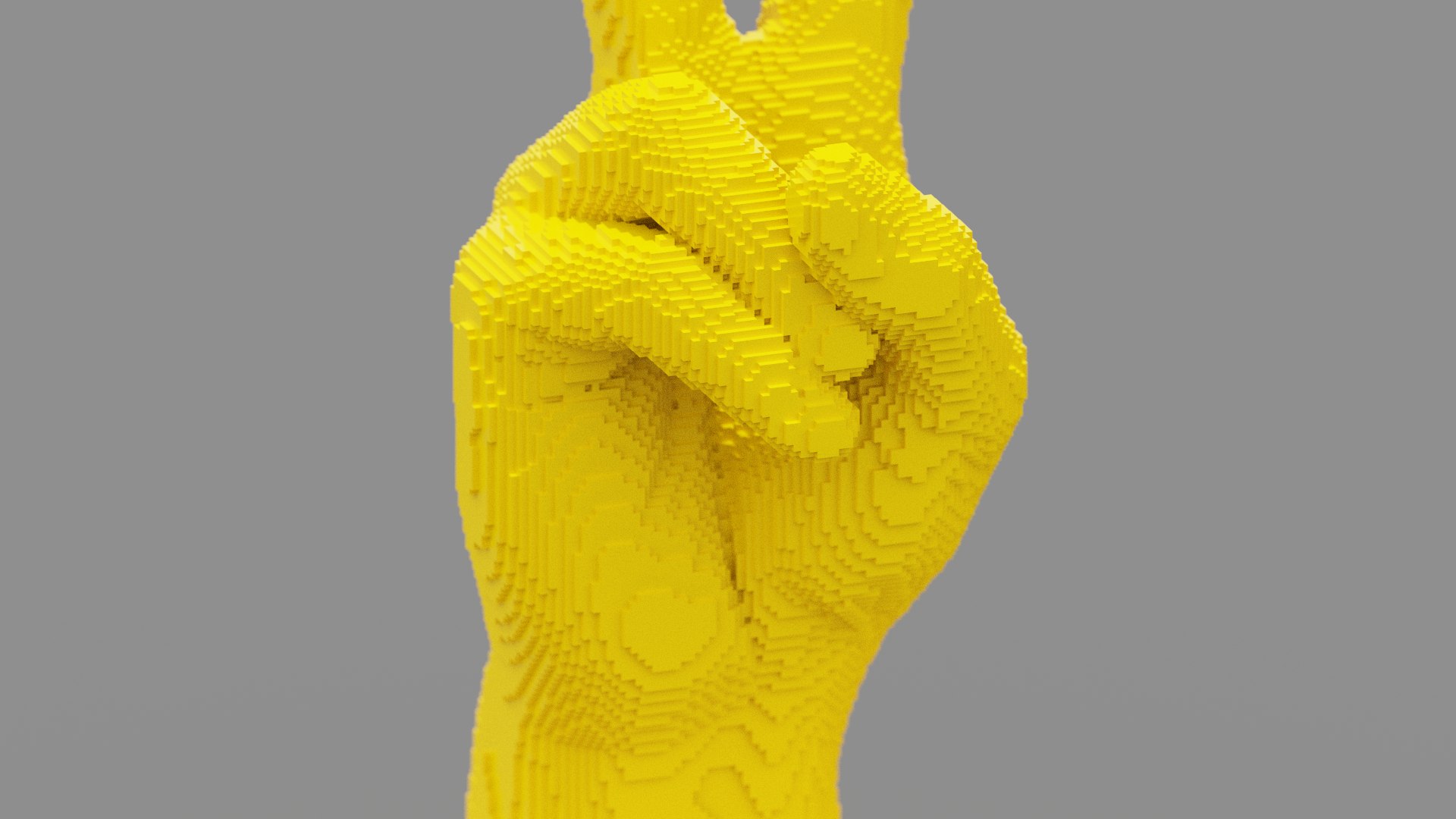 Sculpture Hand Victory 3D Model - TurboSquid 1931922