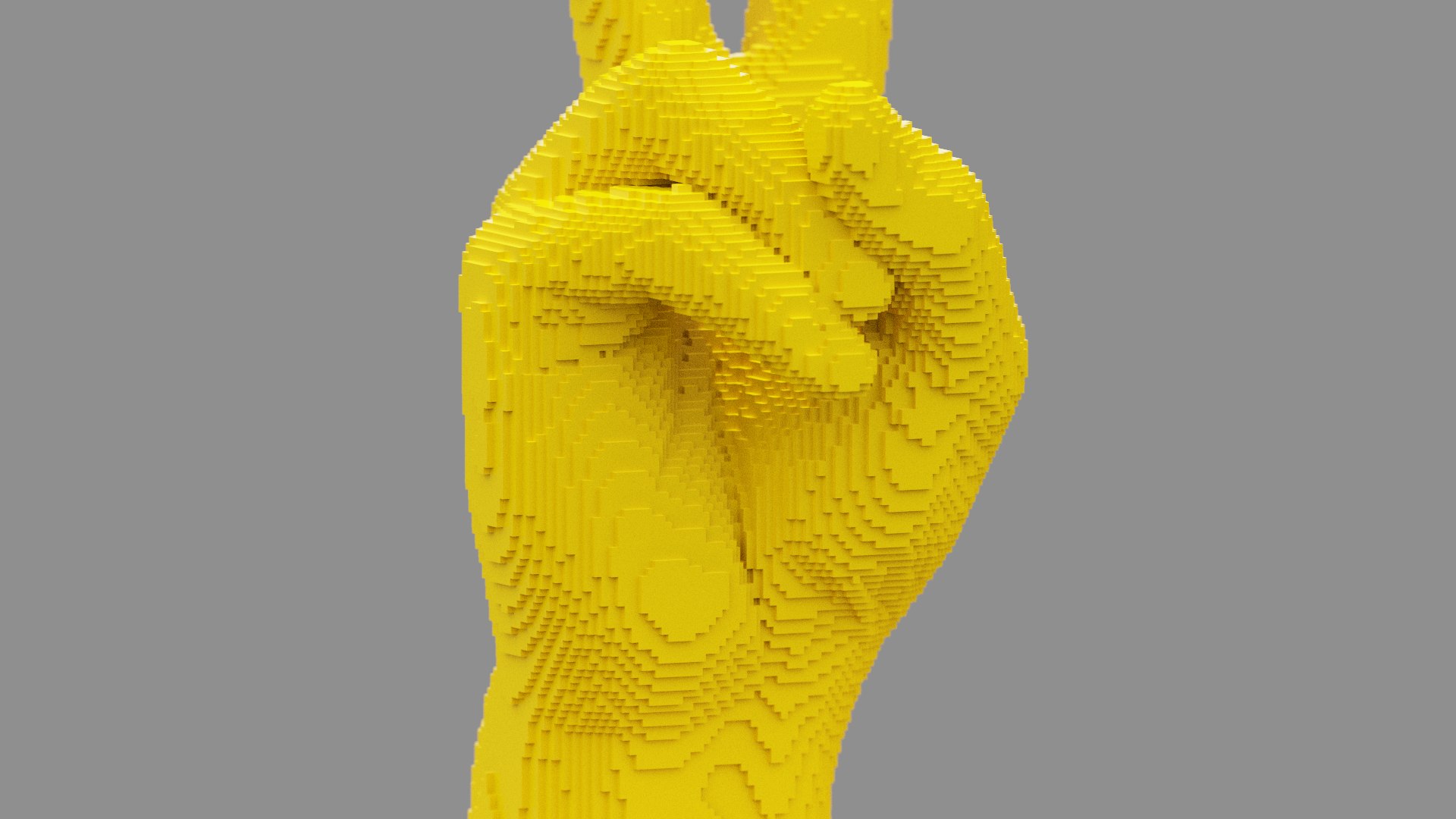 Sculpture Hand Victory 3D Model - TurboSquid 1931922