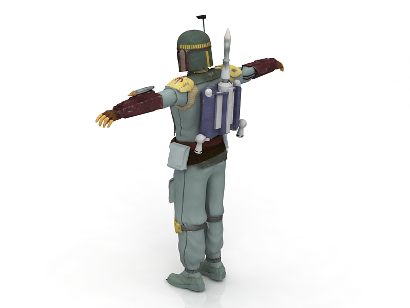 Boba fett star wars 3D model - TurboSquid 1575486