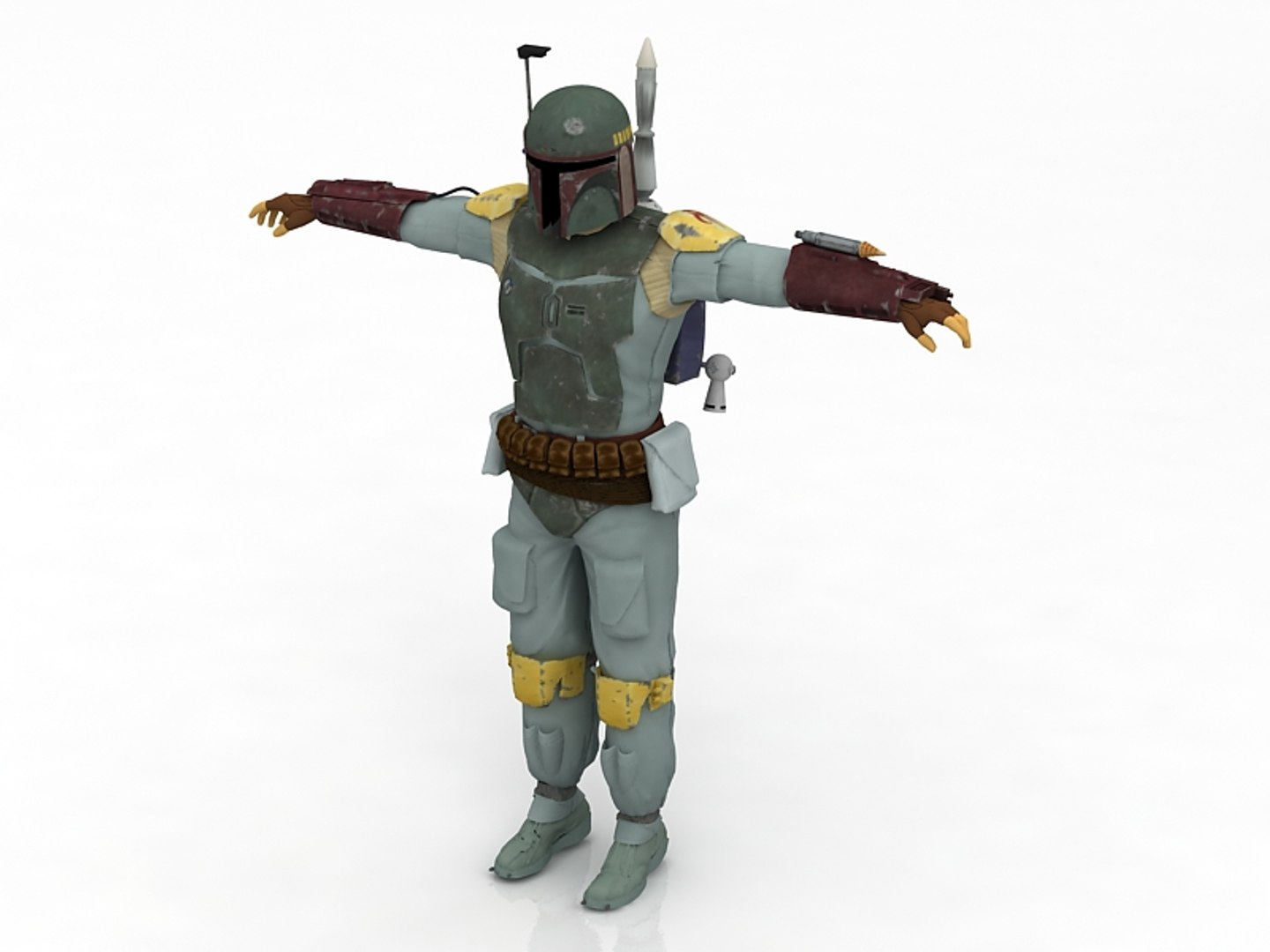 Boba fett star wars 3D model - TurboSquid 1575486