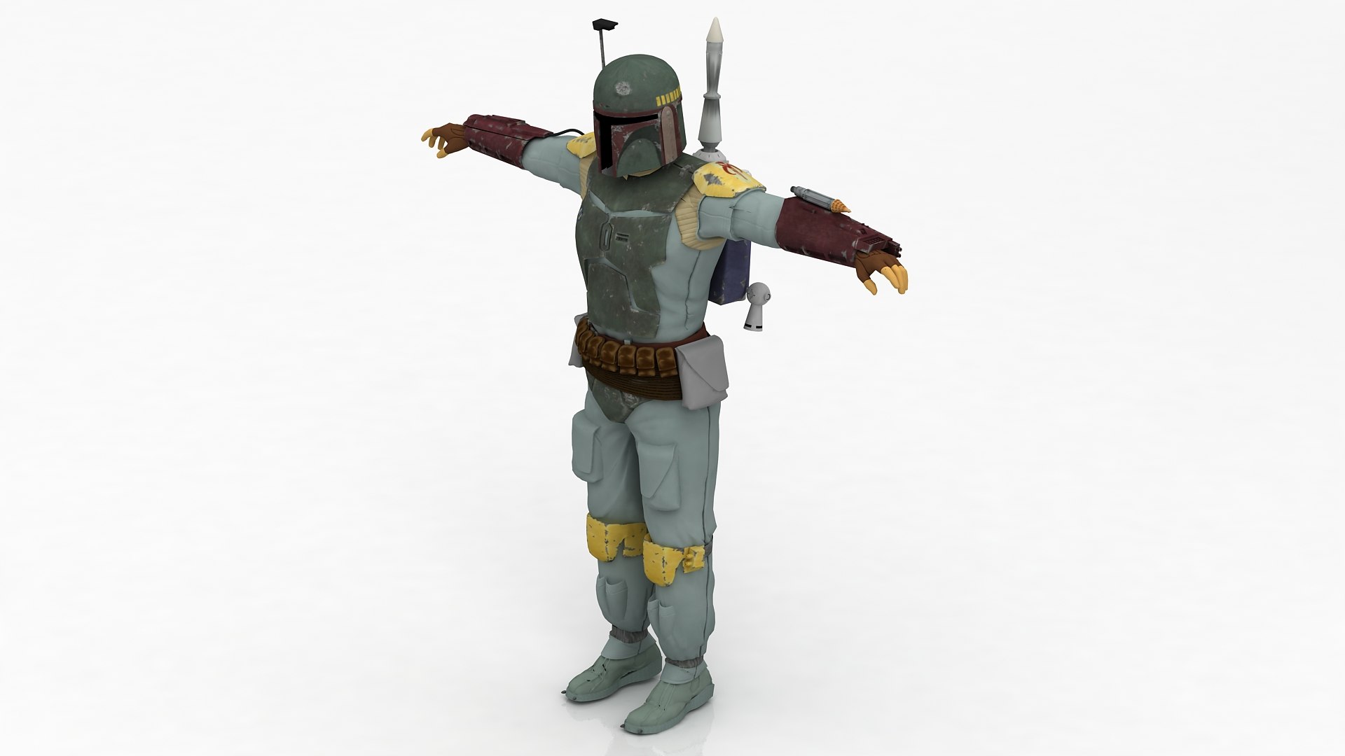 Boba fett star wars 3D model - TurboSquid 1575486